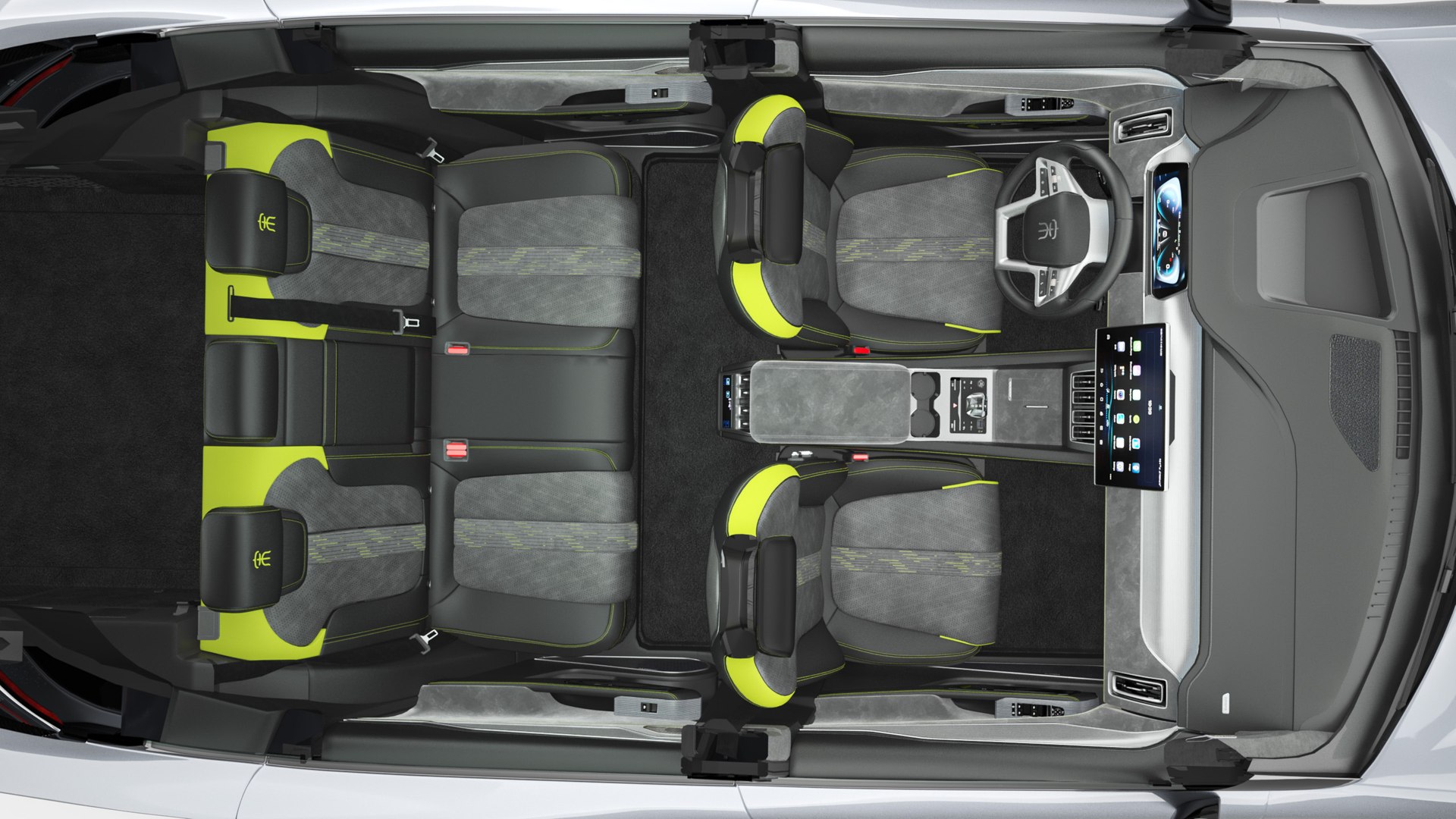 2024 BYD SONG L With Interior 3D model - TurboSquid 2181385