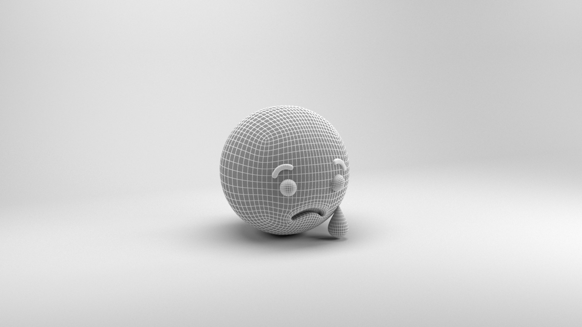 3D Facebook Sad - TurboSquid 1291685