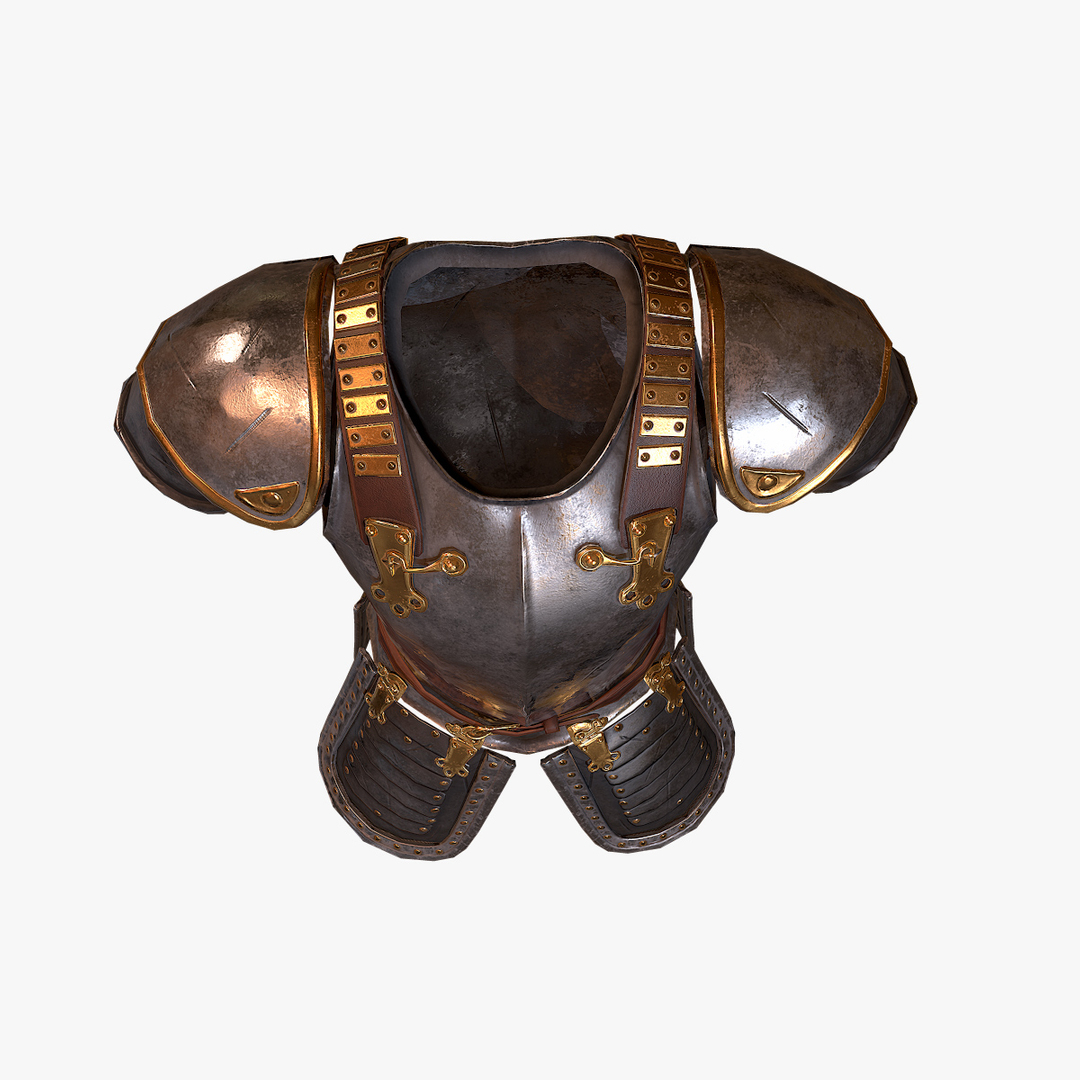 3d model medieval armor