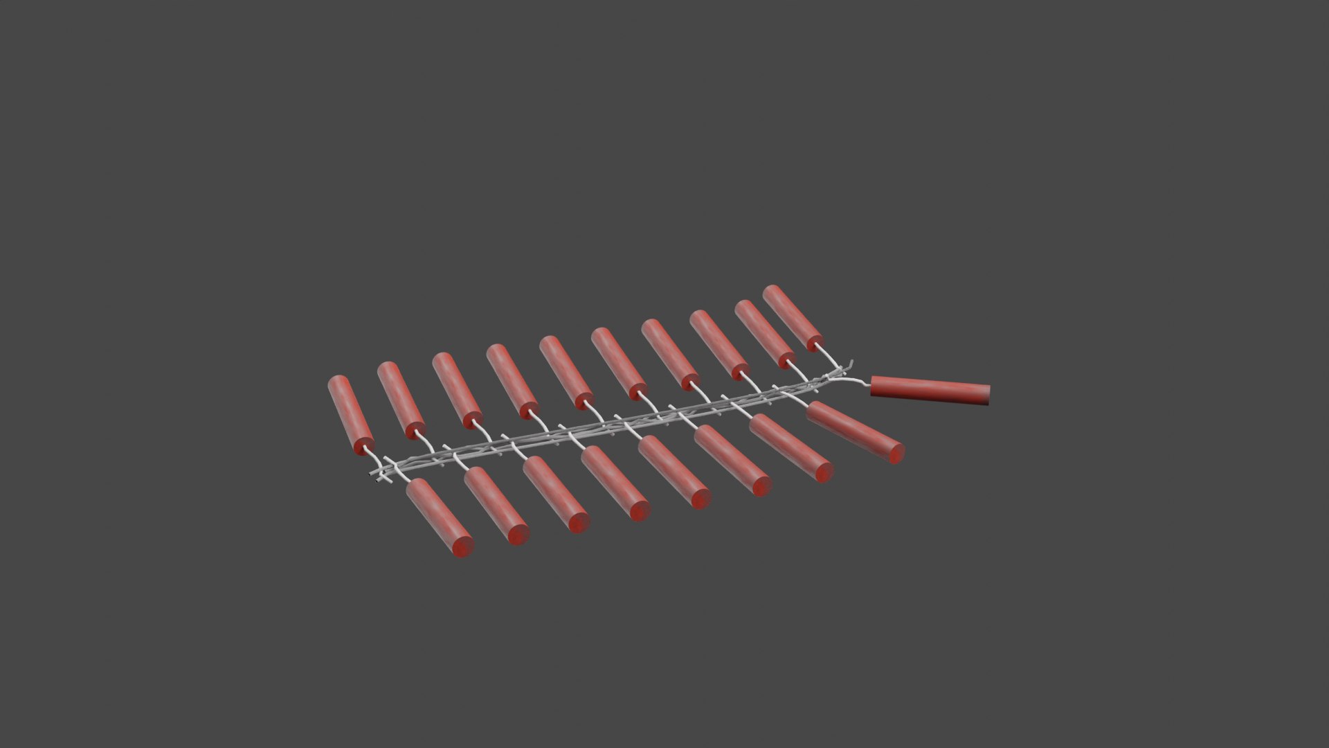 3D Full procedural cracker model and full customizable made from ...