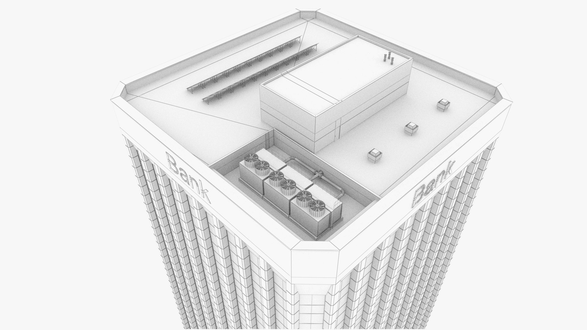 Skyscraper City Building Modern Architecture 3D Model - TurboSquid 1547516