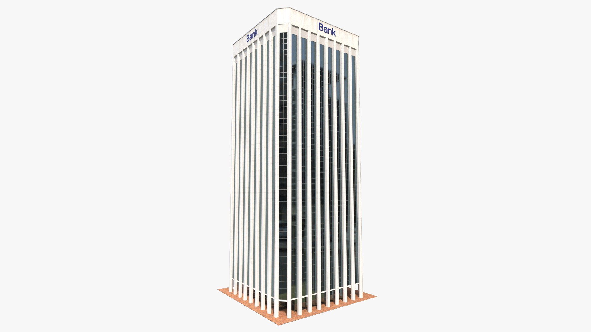 Skyscraper City Building Modern Architecture 3D Model - TurboSquid 1547516