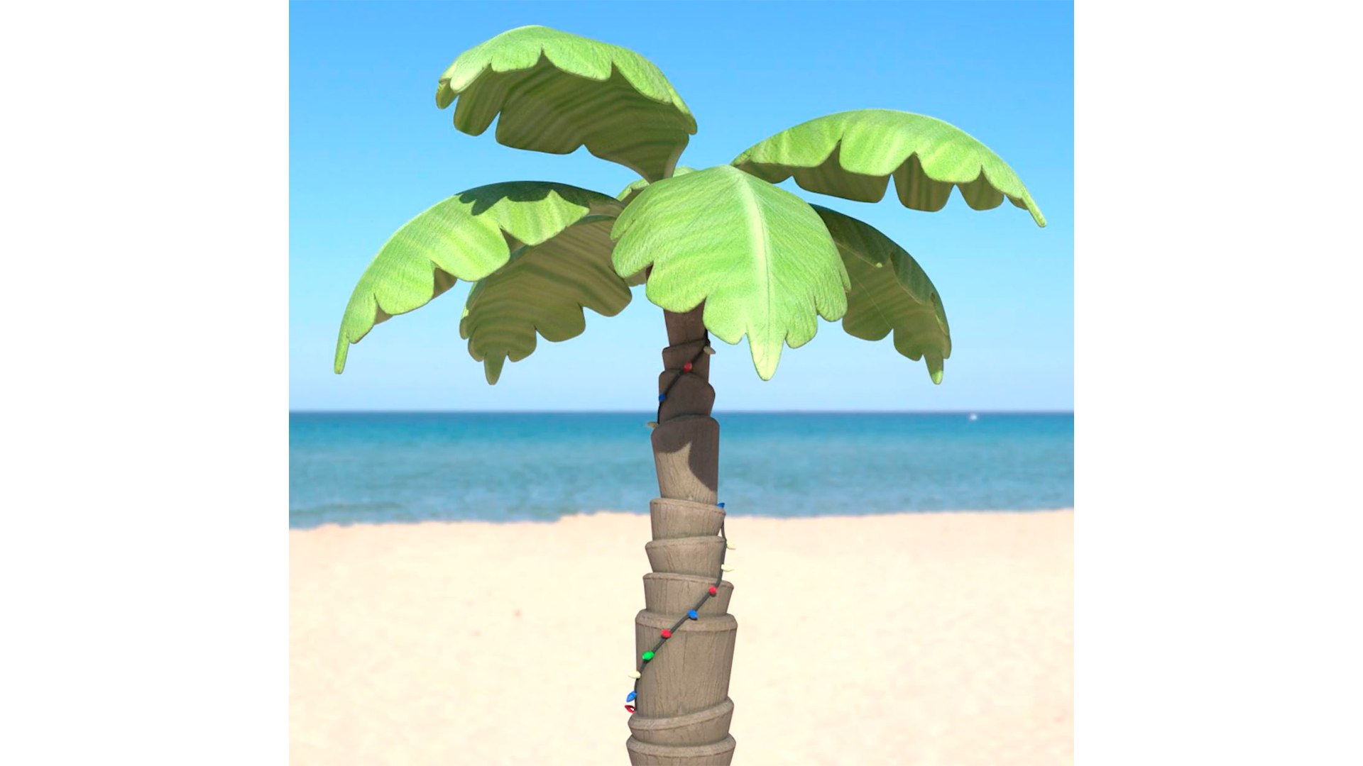 3D 4 Palm Trees Model - TurboSquid 2185135