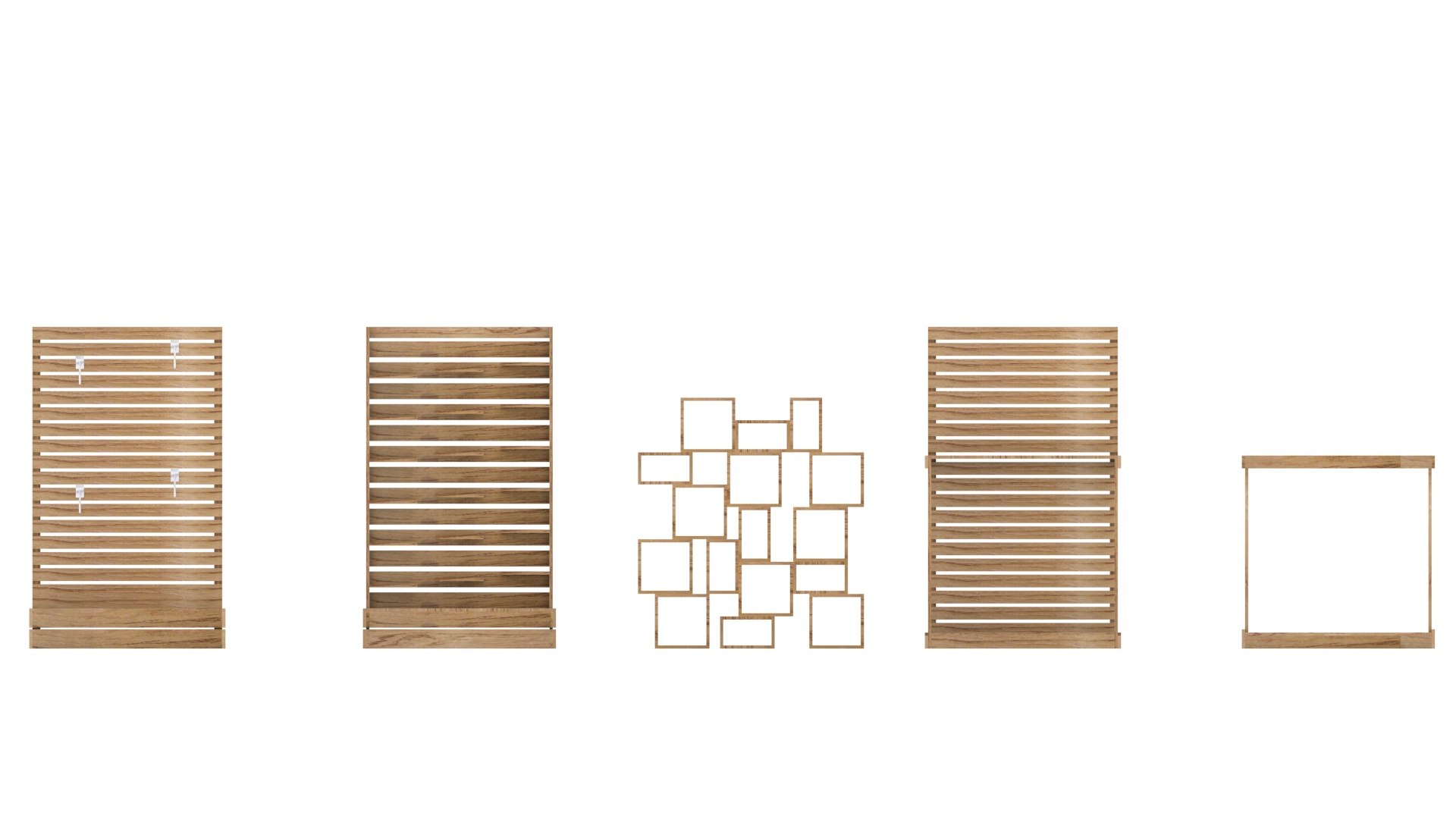 3D model Pallet display for fabric clothes exhibition - TurboSquid 2096638