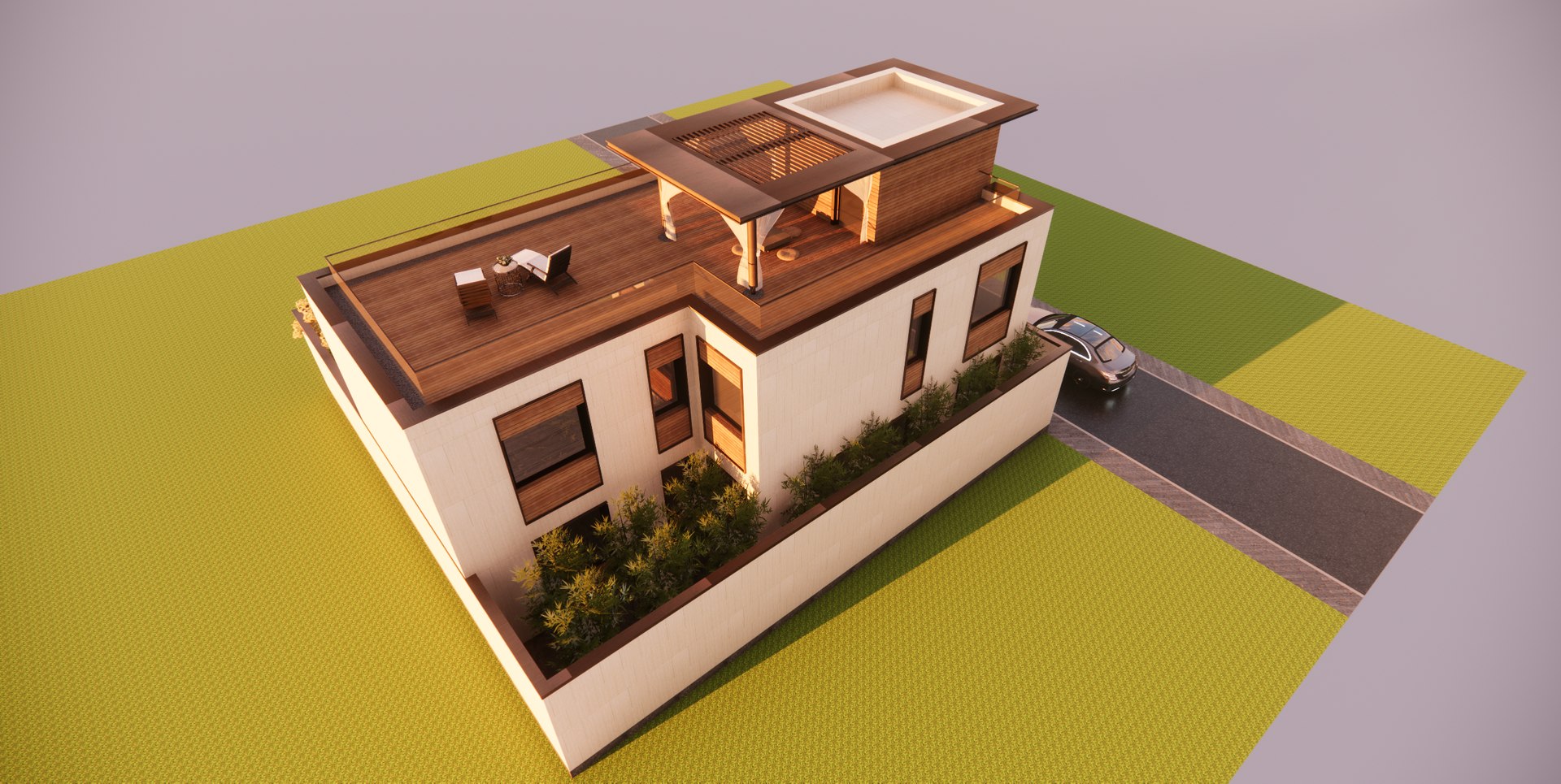 Luxury House Modern Classic Exterior Design -A17 3D Model - TurboSquid ...