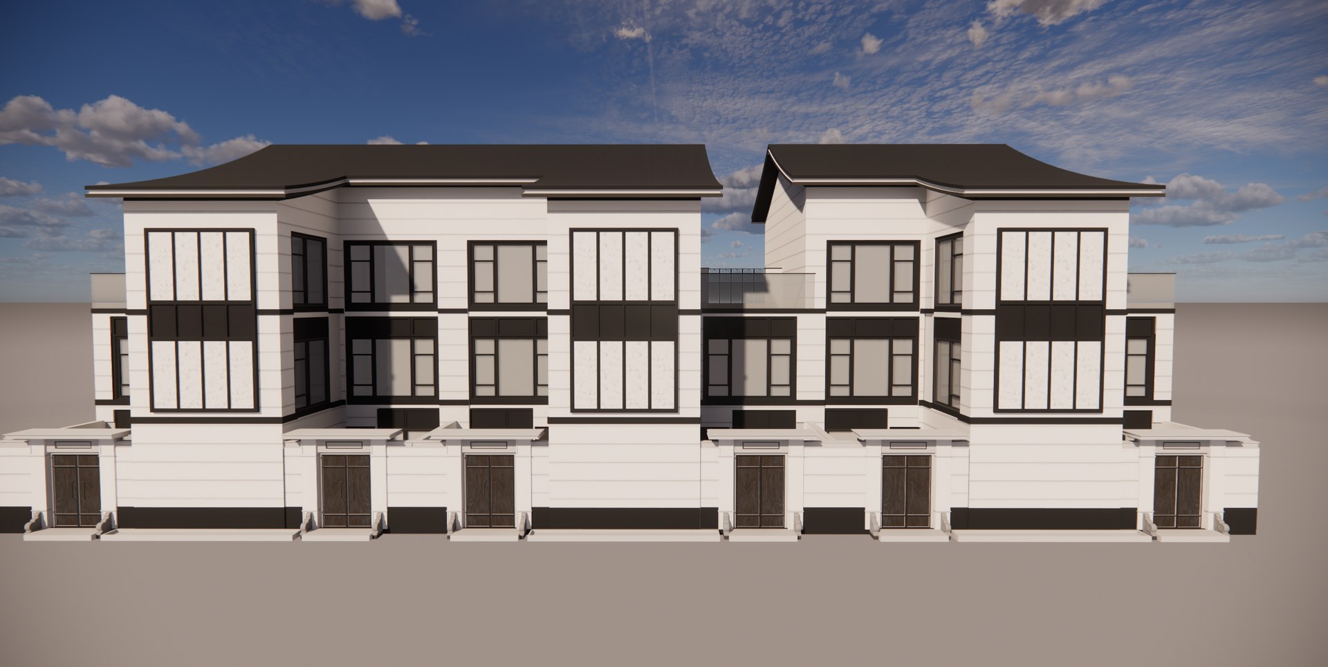 Luxury House Modern Classic Exterior Design -A17 3D Model - TurboSquid ...