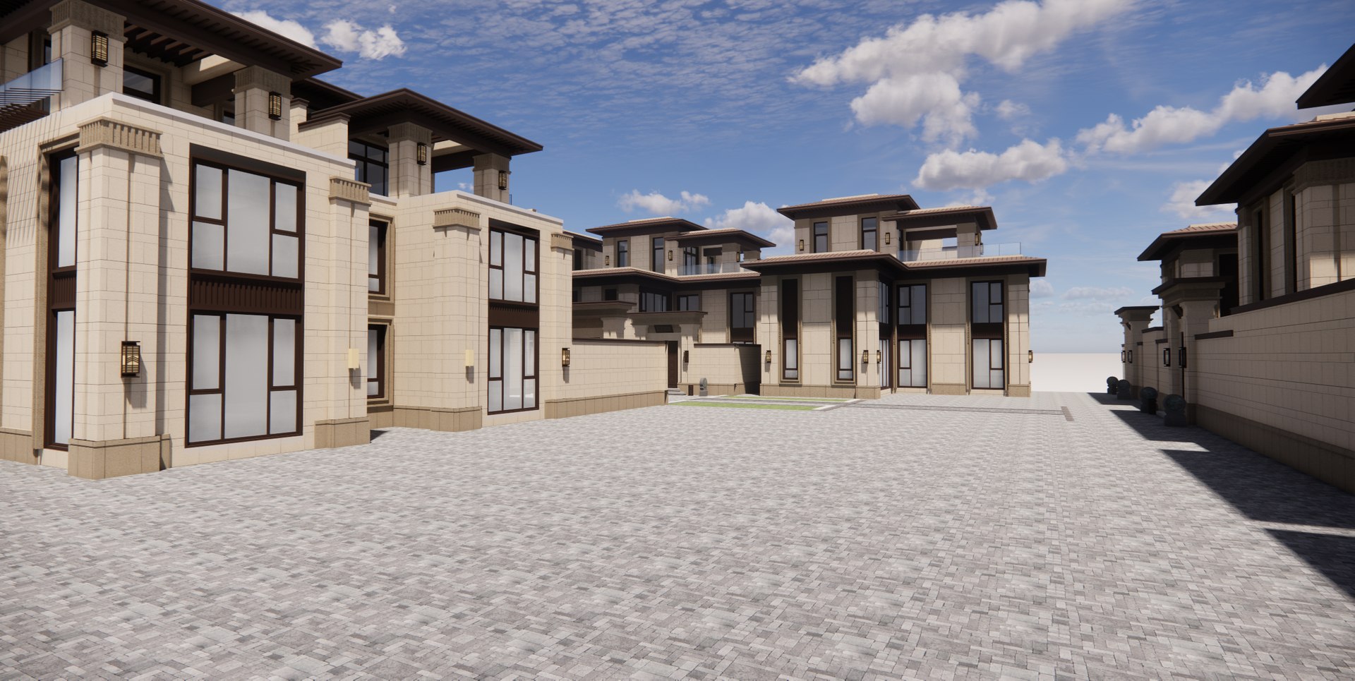 Luxury House Modern Classic Exterior Design -A17 3D Model - TurboSquid ...