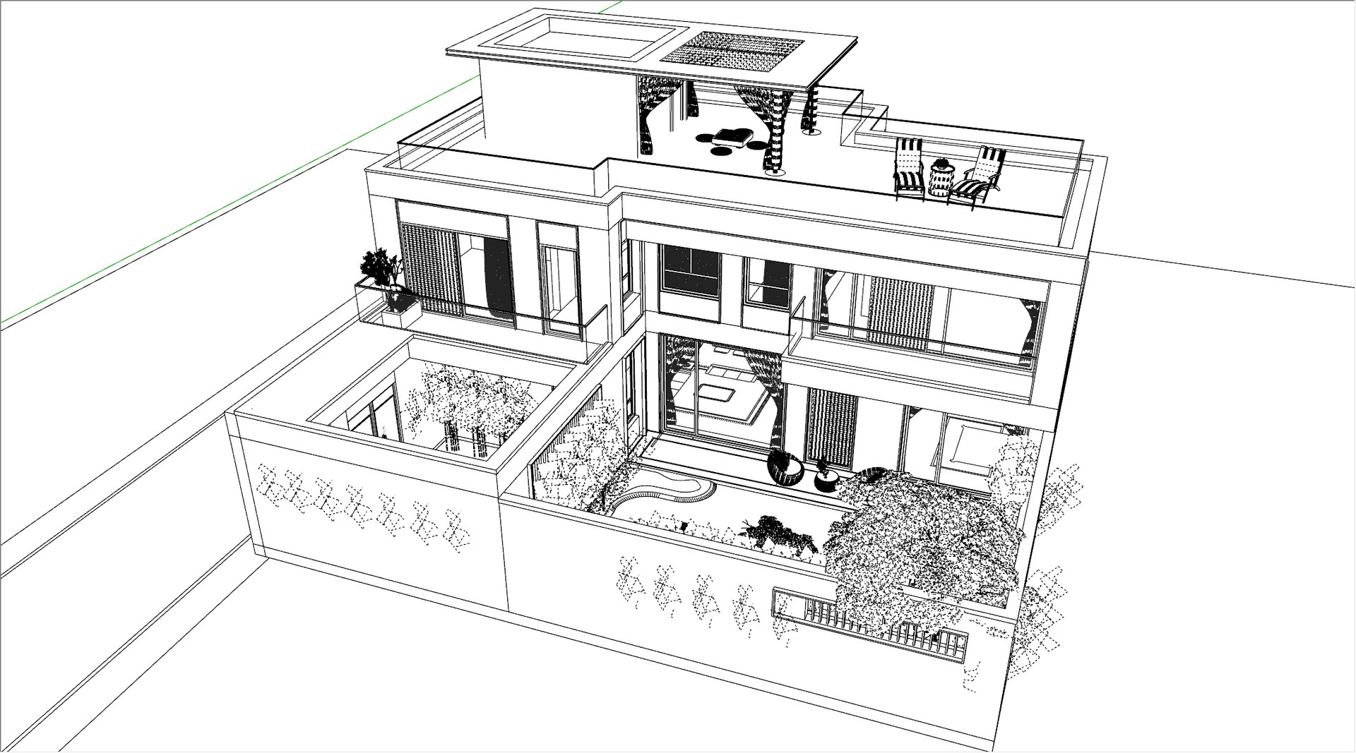 Luxury House Modern Classic Exterior Design -A17 3D Model - TurboSquid ...