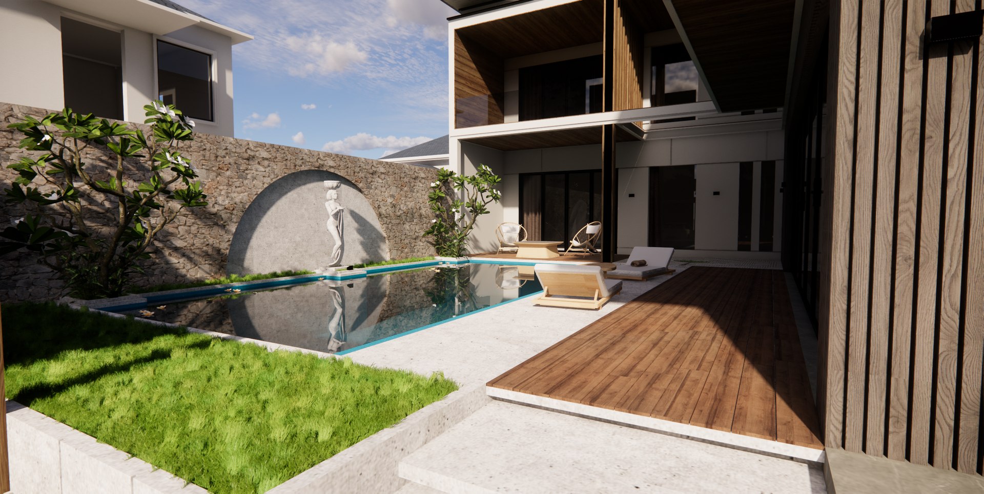 Luxury House Modern Classic Exterior Design -A17 3D Model - TurboSquid ...