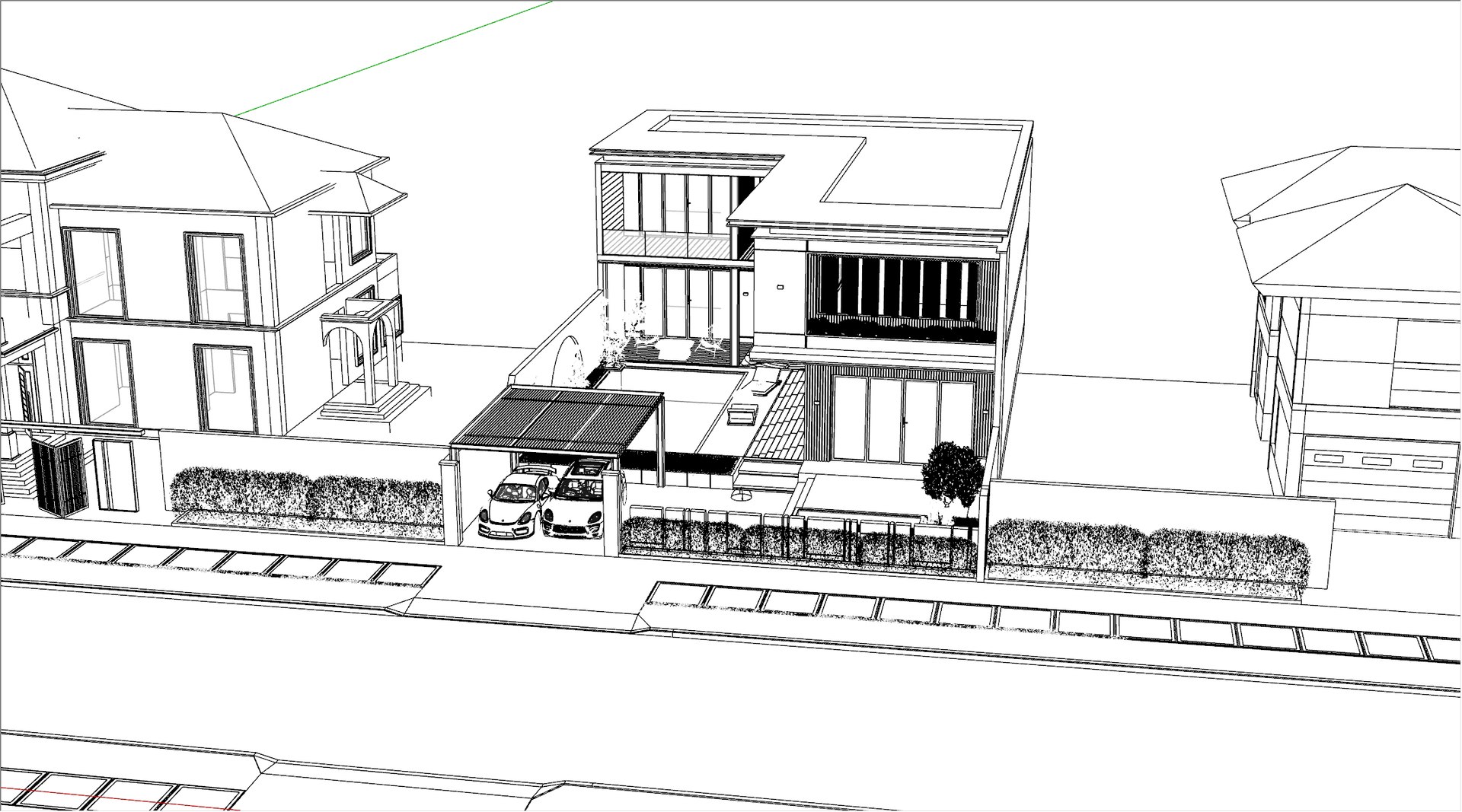 Luxury House Modern Classic Exterior Design -A17 3D Model - TurboSquid ...