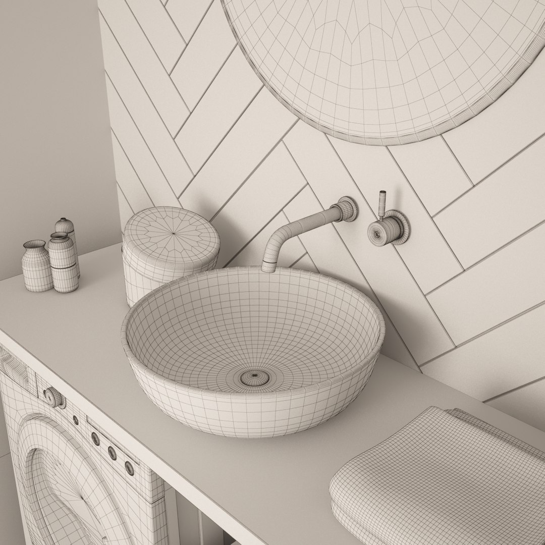 Washing Machine 3D Model - TurboSquid 1325699