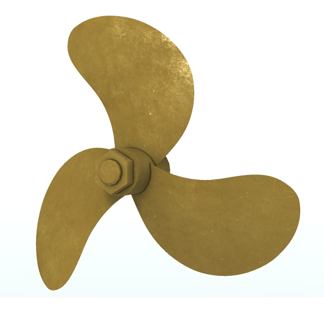 Ship Screw 3D Model - TurboSquid 1221605