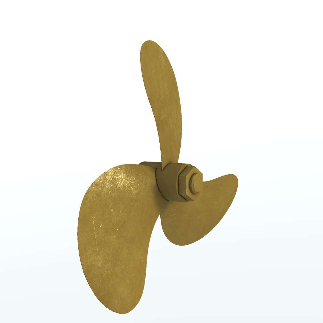 Ship Screw 3D Model - TurboSquid 1221605