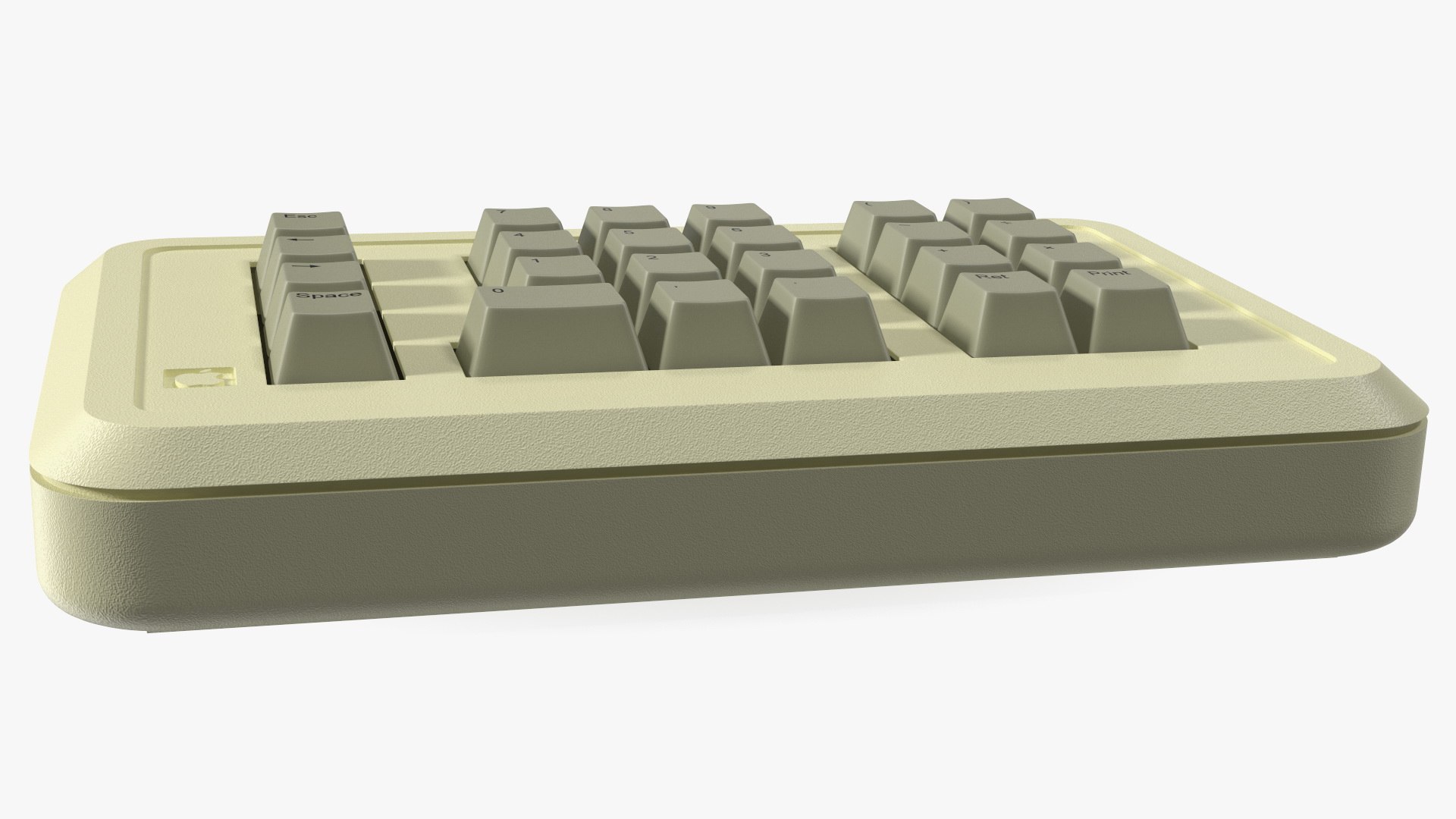 Vintage Numeric Keypad Apple 3D Model - TurboSquid 2198570