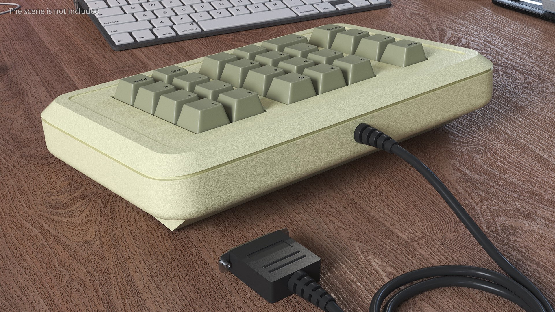 Vintage Numeric Keypad Apple 3D Model - TurboSquid 2198570