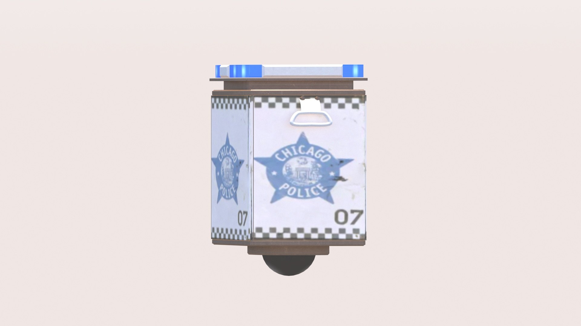 3D Model Chicago Police Observation Device POD - TurboSquid 1777296