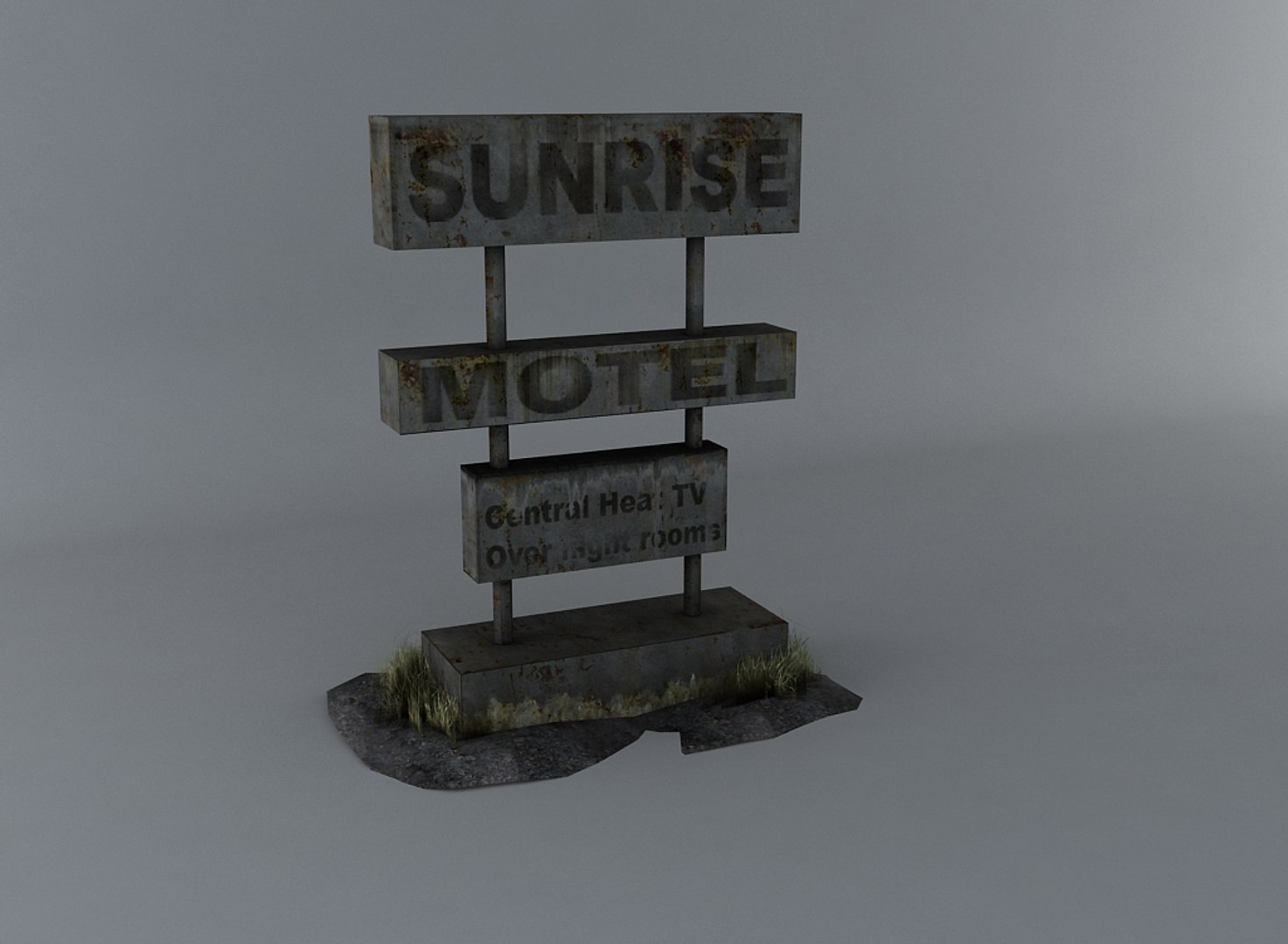 Free Motel Indicator 3d Model