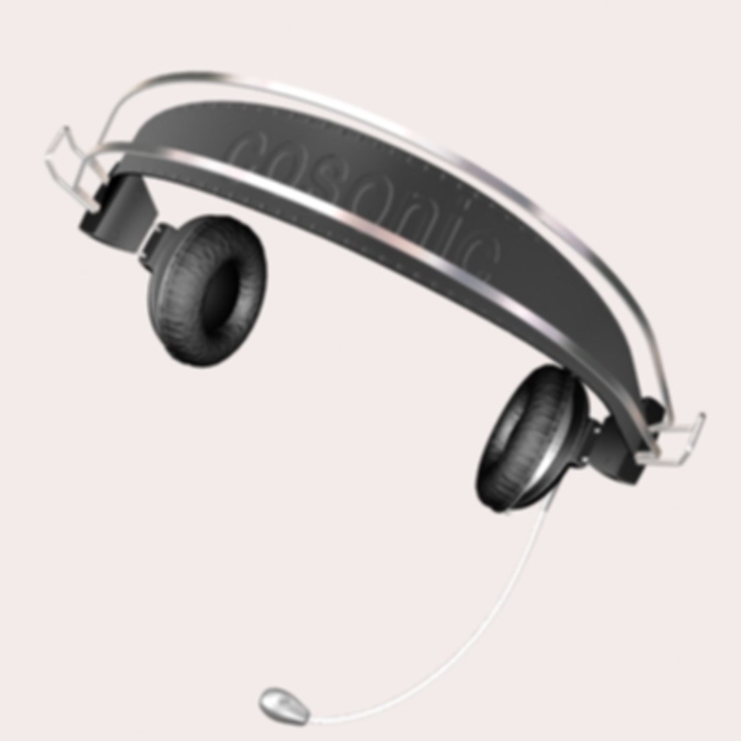 3d Model Cosonic Headphone