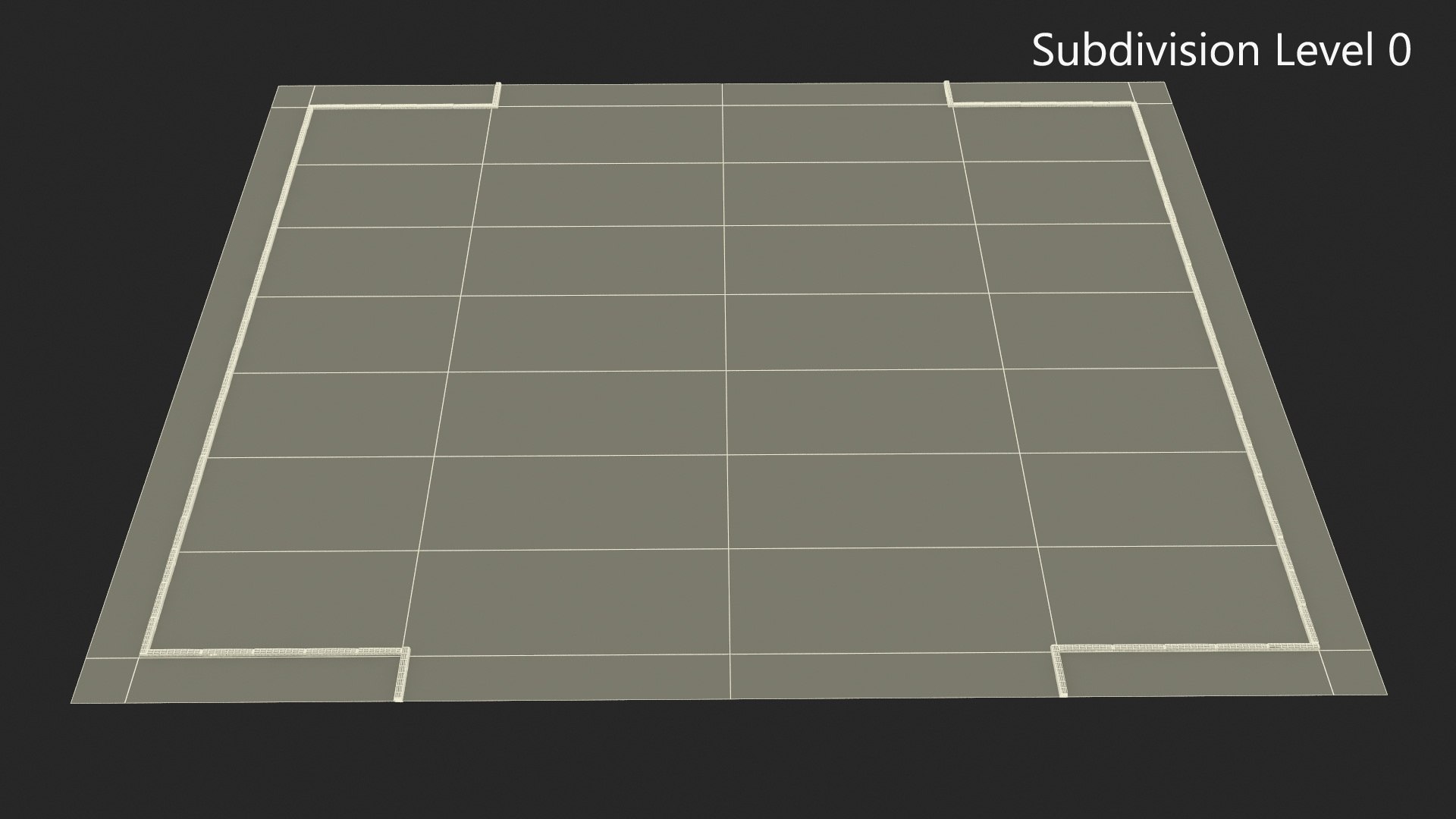 3D Model Empty Street Parking 26 Spaces Old - TurboSquid 2250631