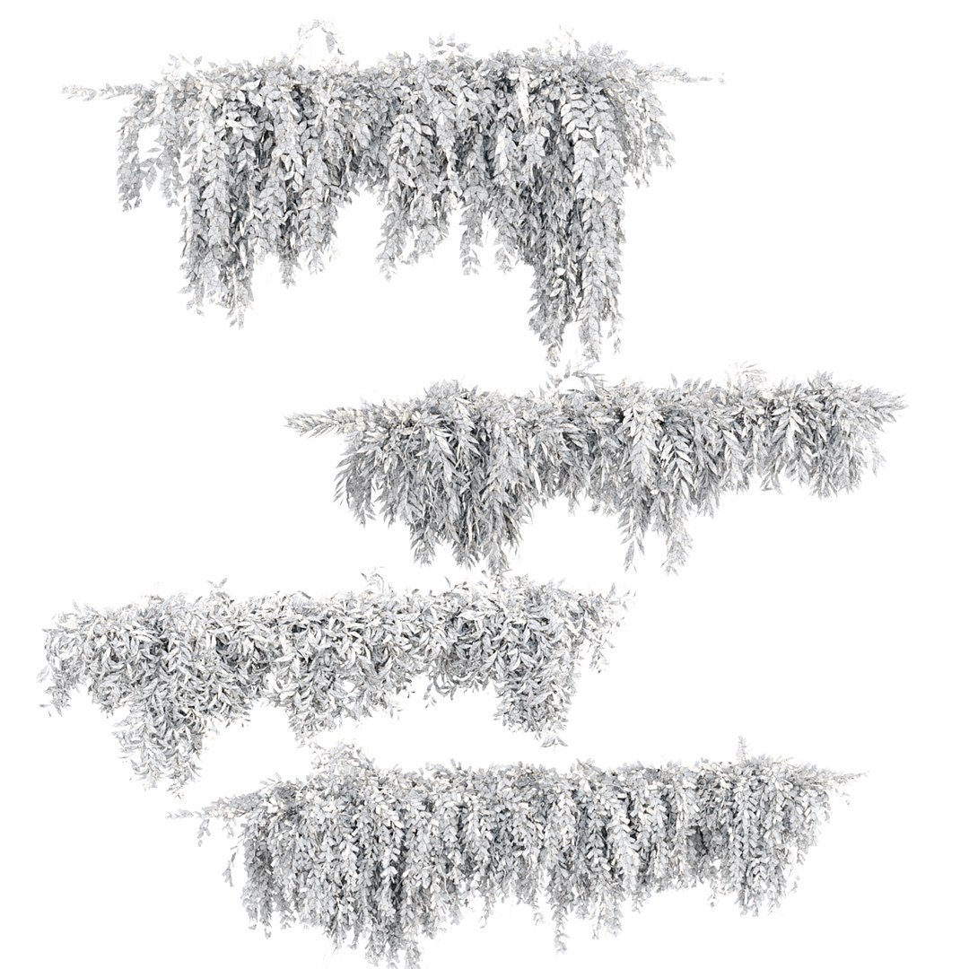 3D Hanging Wall Creeper Plants Collection Vol 7 - TurboSquid 2003597