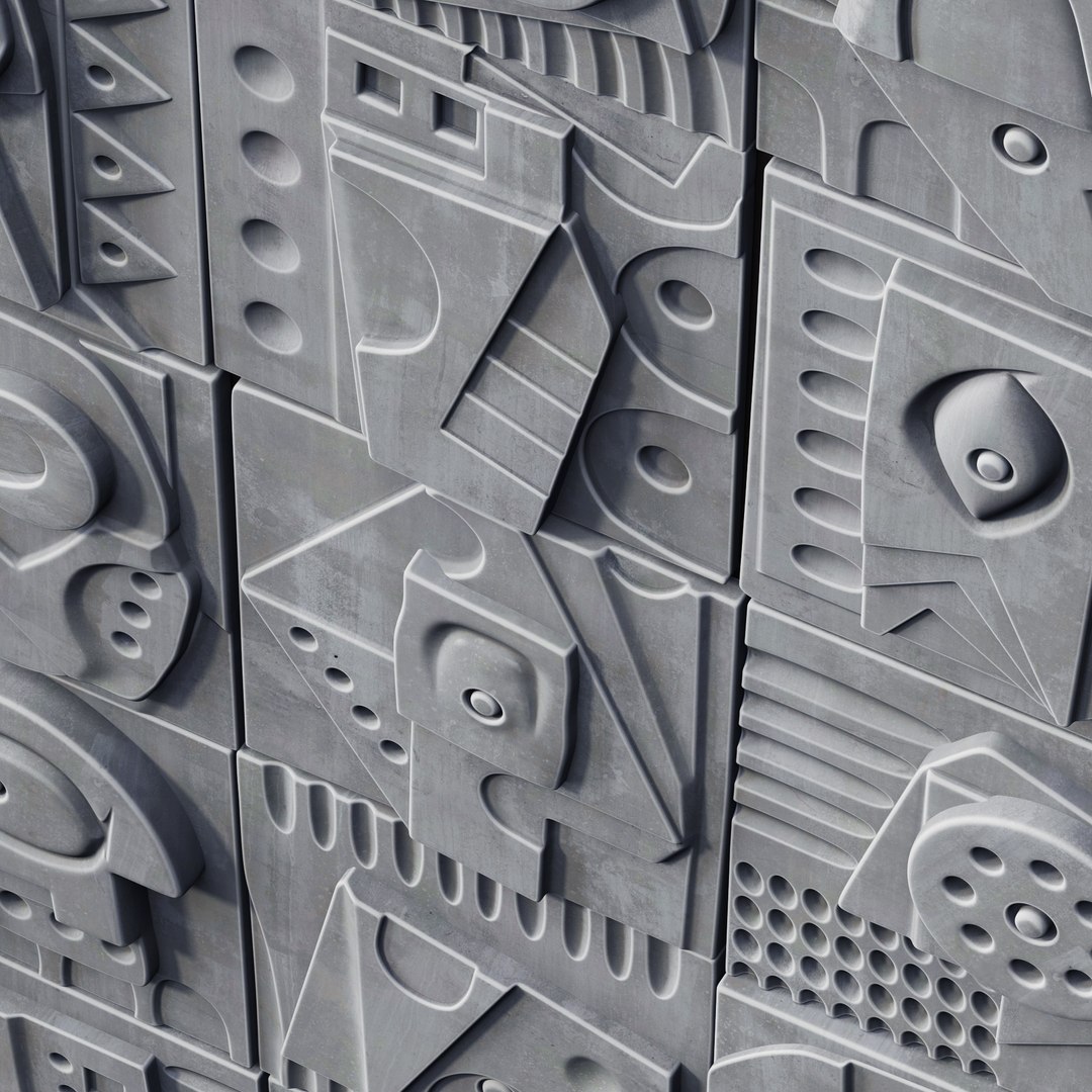 3D Panel Decorative Cube Square N3 Model - TurboSquid 1739121