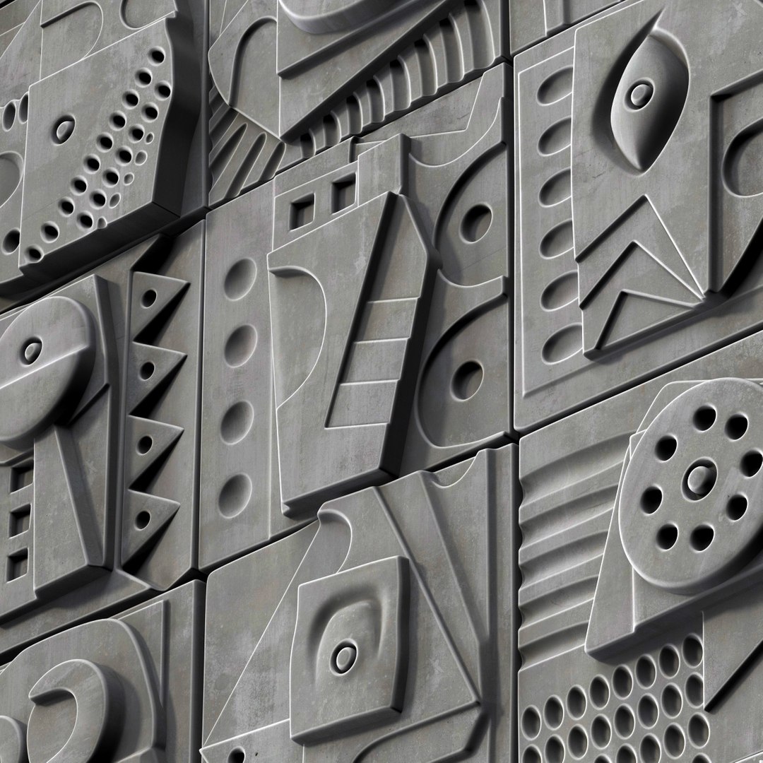 3D Panel Decorative Cube Square N3 Model - TurboSquid 1739121