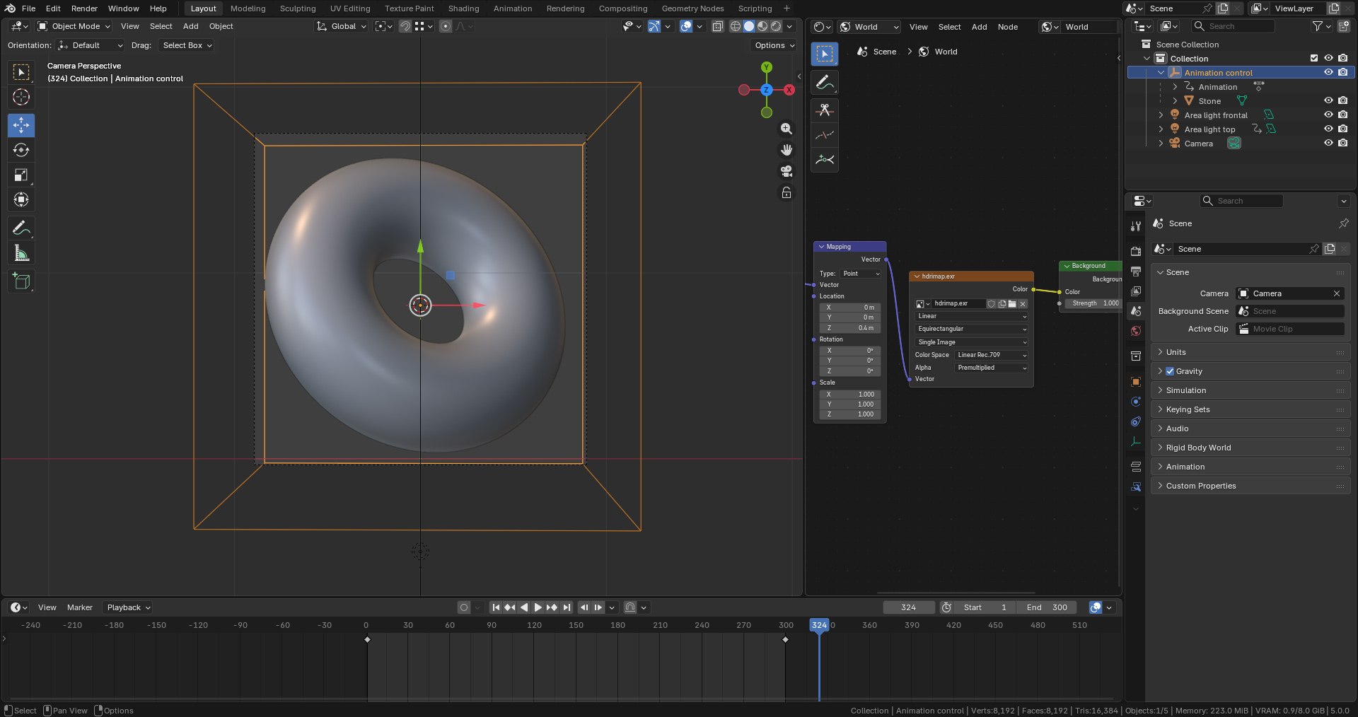 3D Cosmic Stones With Parametric Rocky Shader And Custom HDRi Map ...