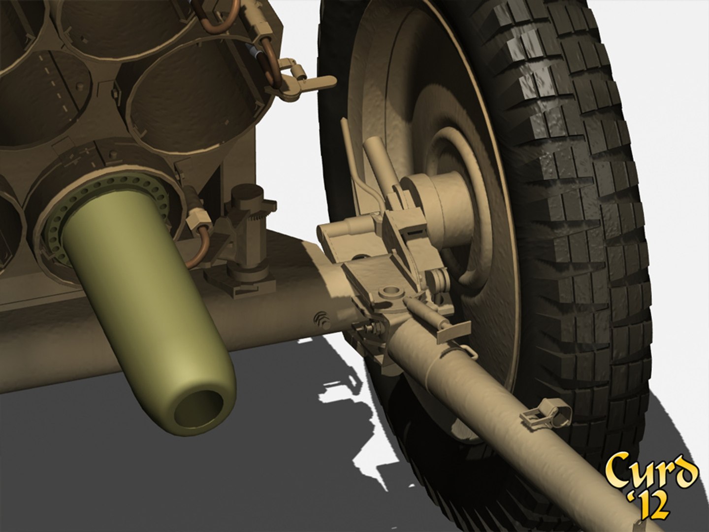 3d Lwo German 15 Cm Nebelwerfer