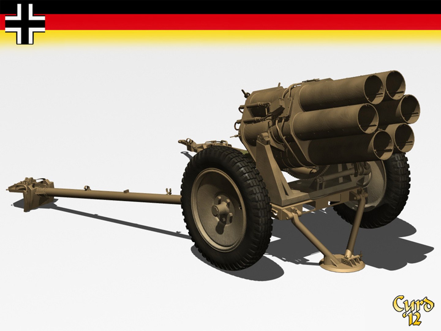 3d Lwo German 15 Cm Nebelwerfer
