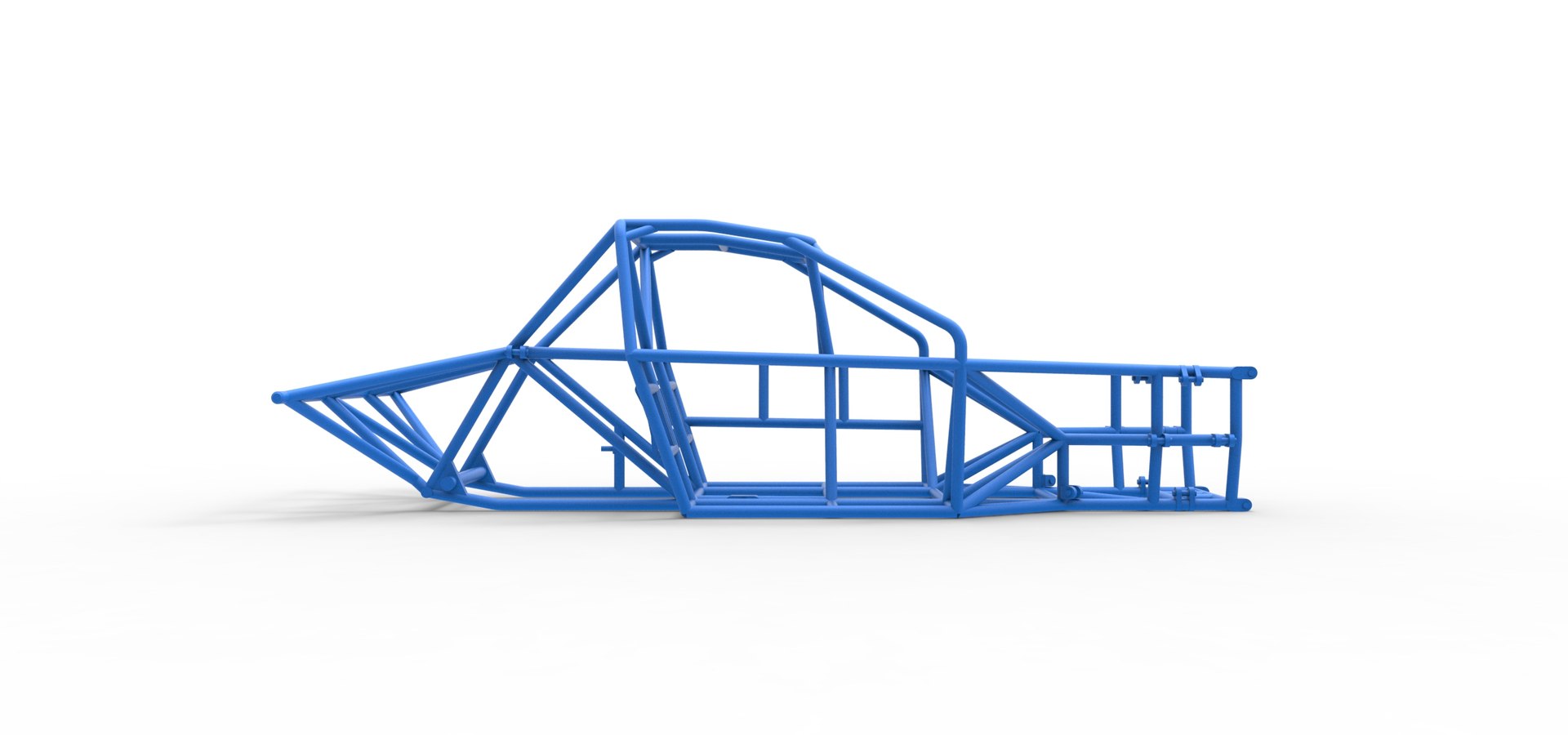Frame Of New Zealand Super Saloon Race Car Scale 1 To 25 3D Model ...