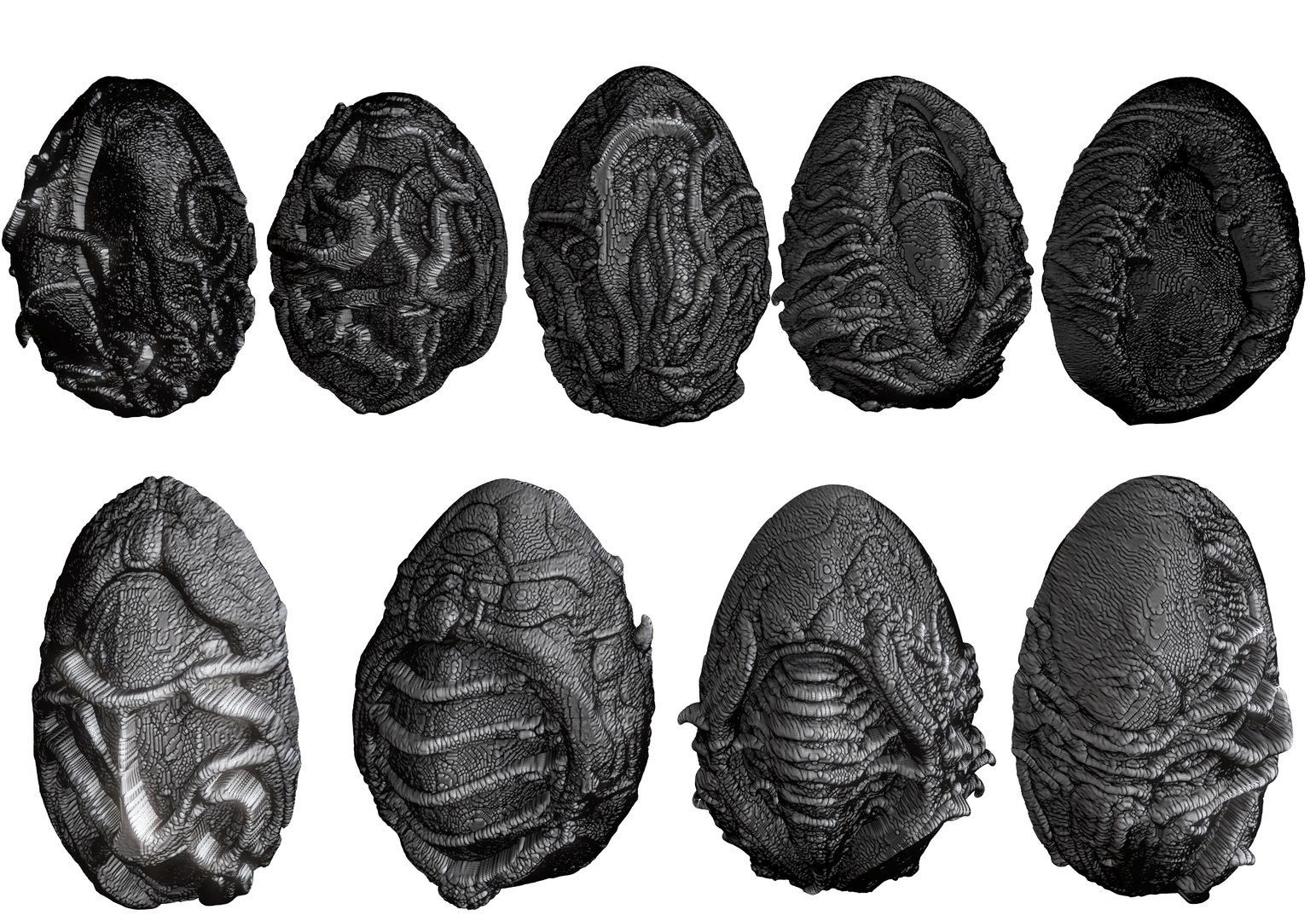 Alien Eggs Life Form Pack 3D - TurboSquid 2171991
