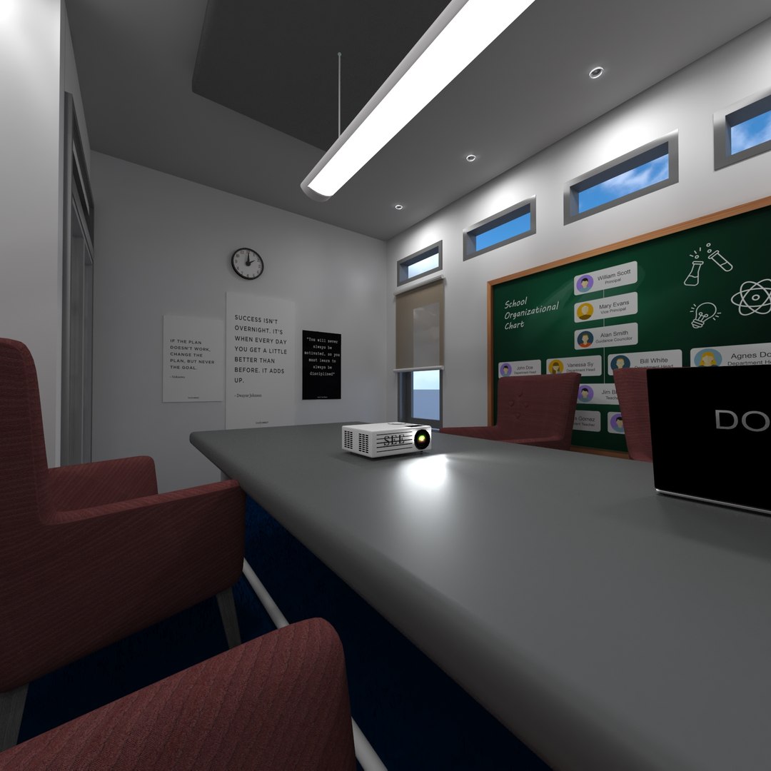 3D Small School Office - TurboSquid 1889063