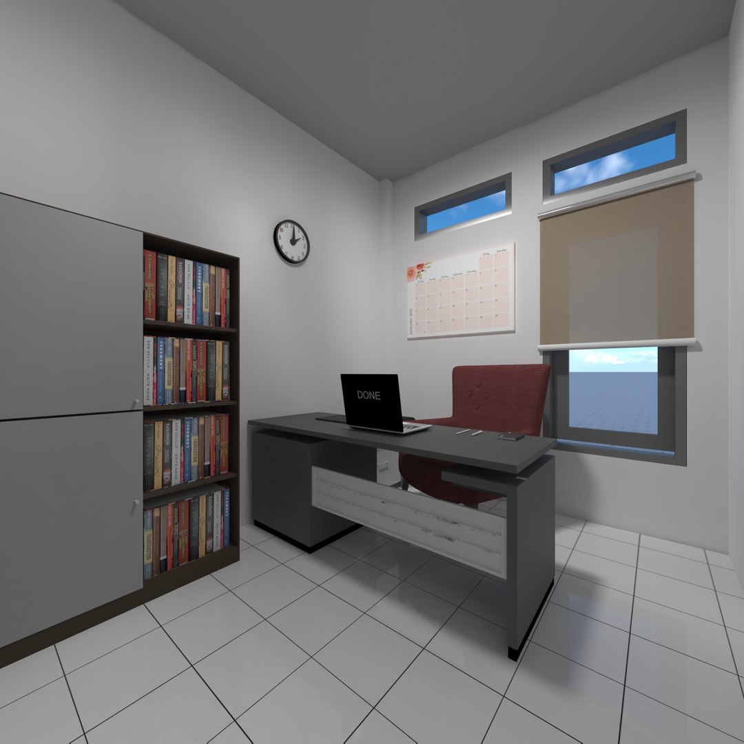 3D Small School Office - TurboSquid 1889063