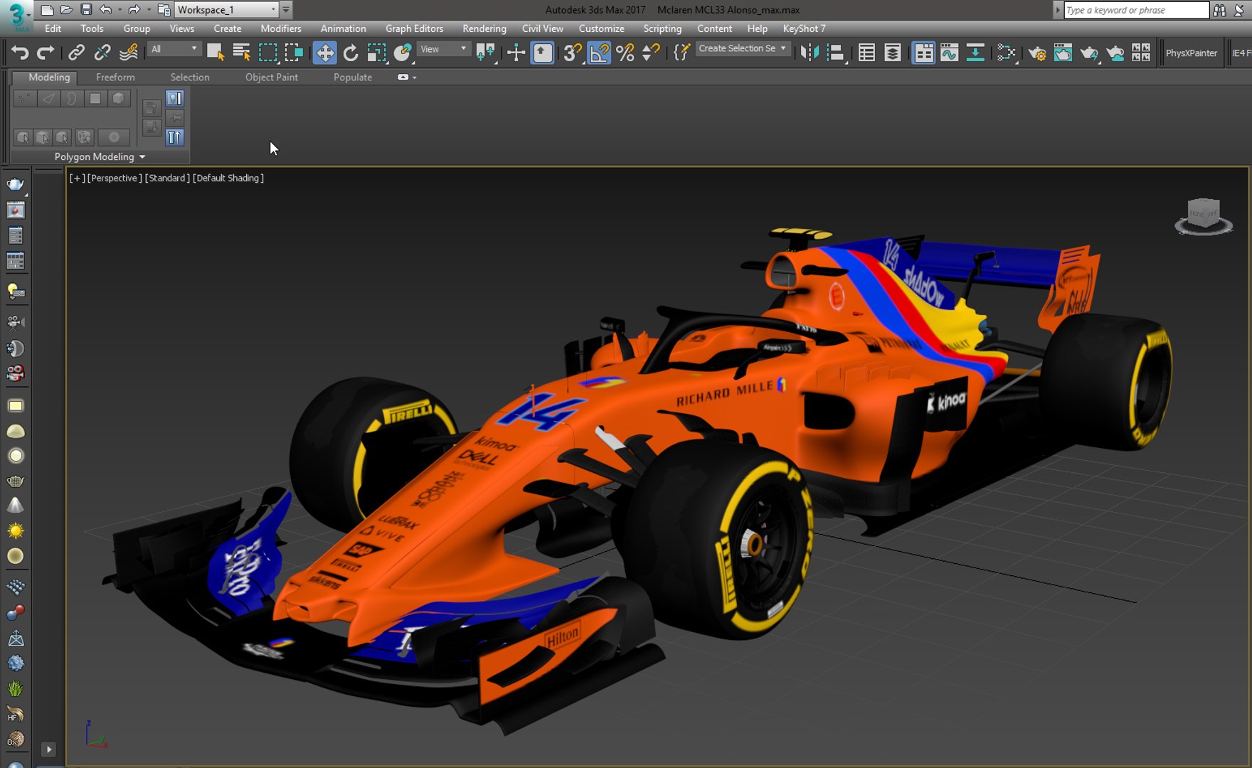 Mclaren mcl33 2018 model - TurboSquid 1348673