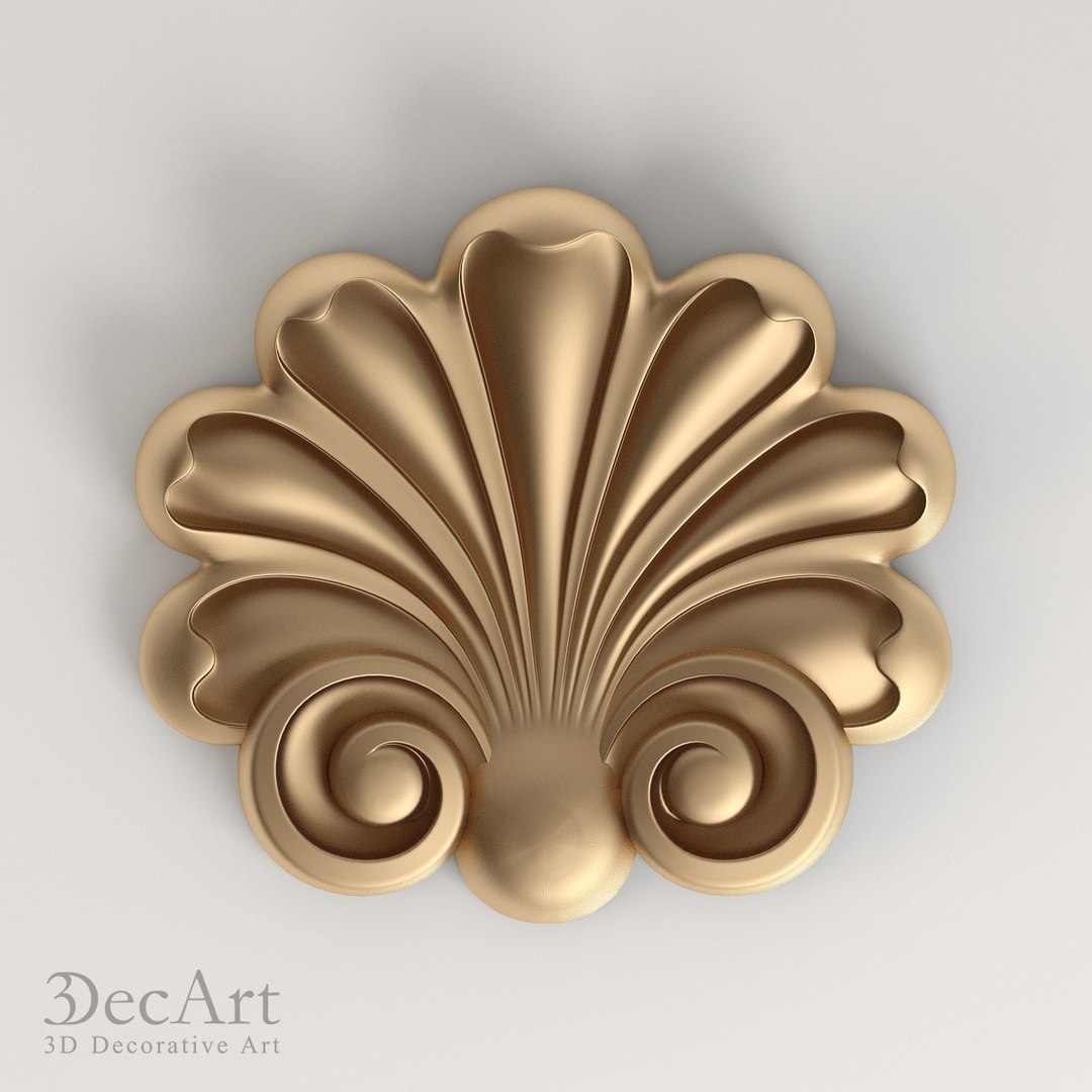 3ds Max Carved Shell