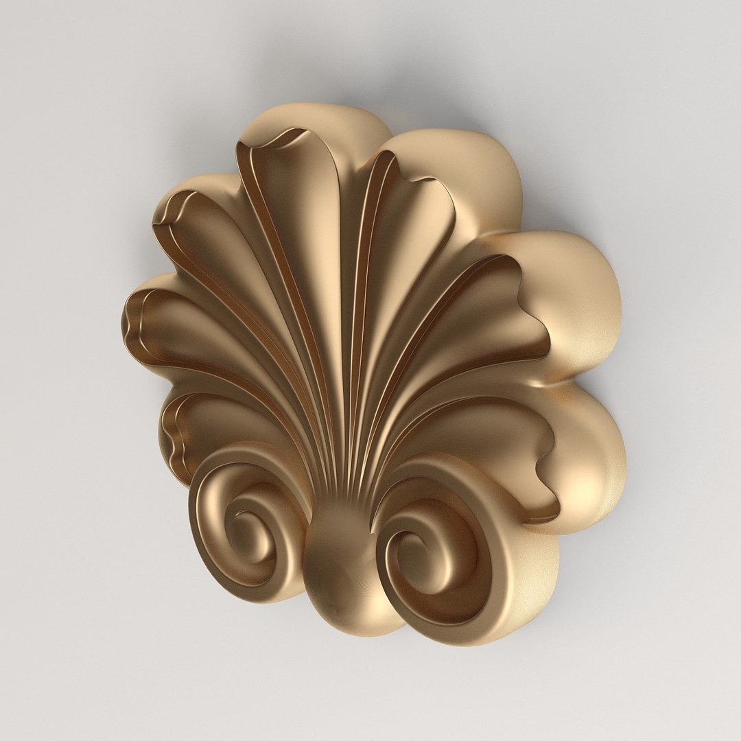 3ds Max Carved Shell