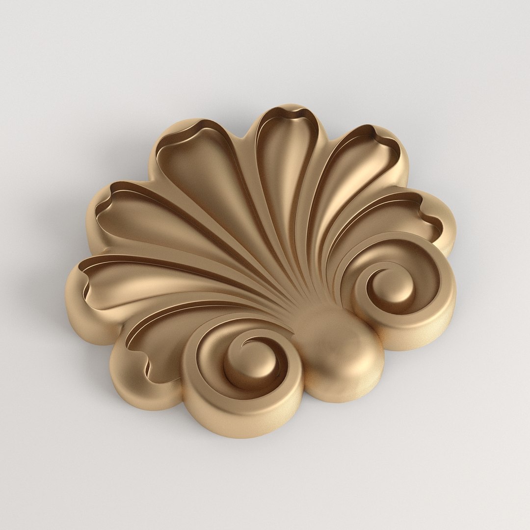 3ds Max Carved Shell