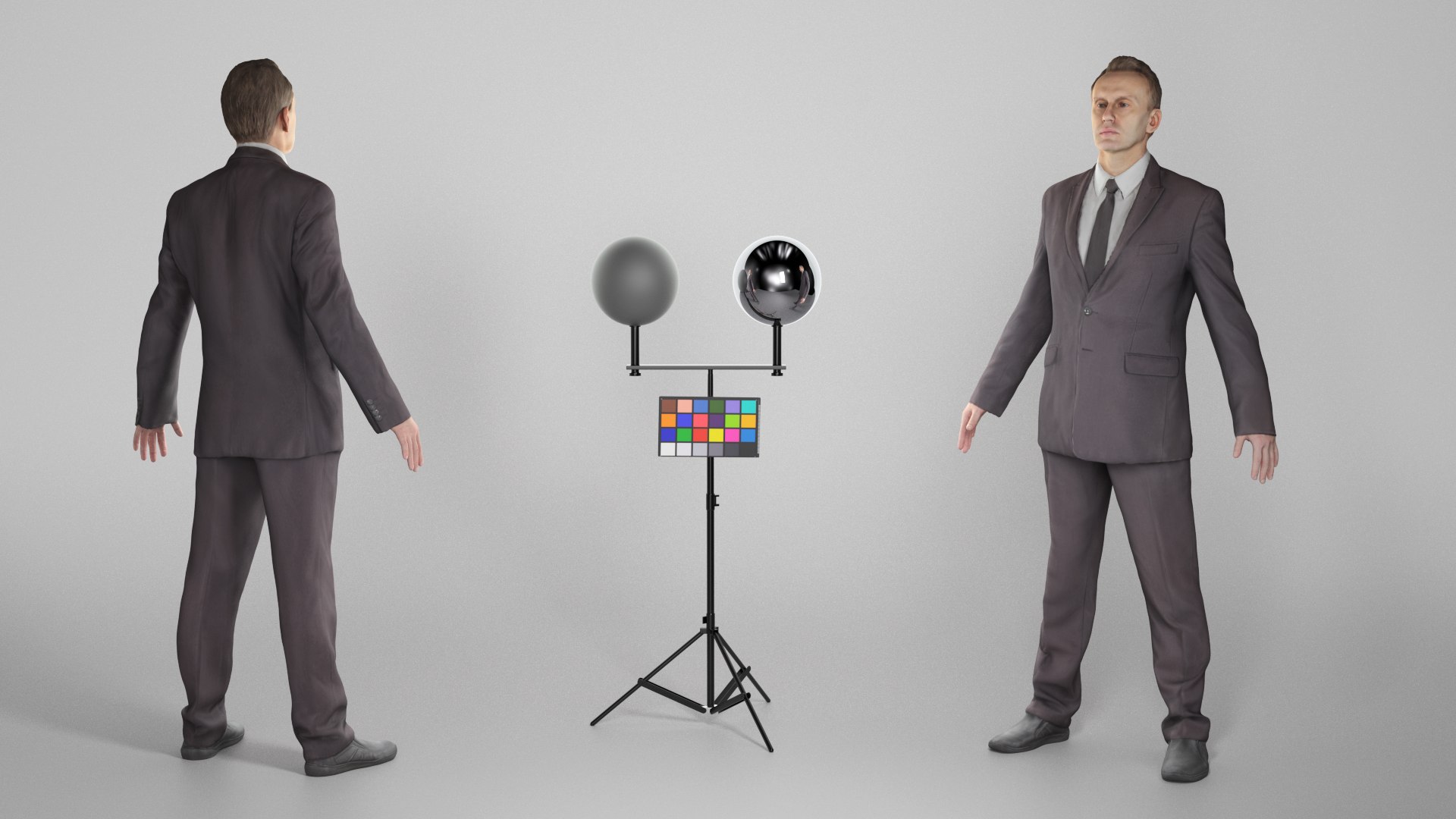 3D Model Man In Suit Ready For Animation 354 - TurboSquid 1842676
