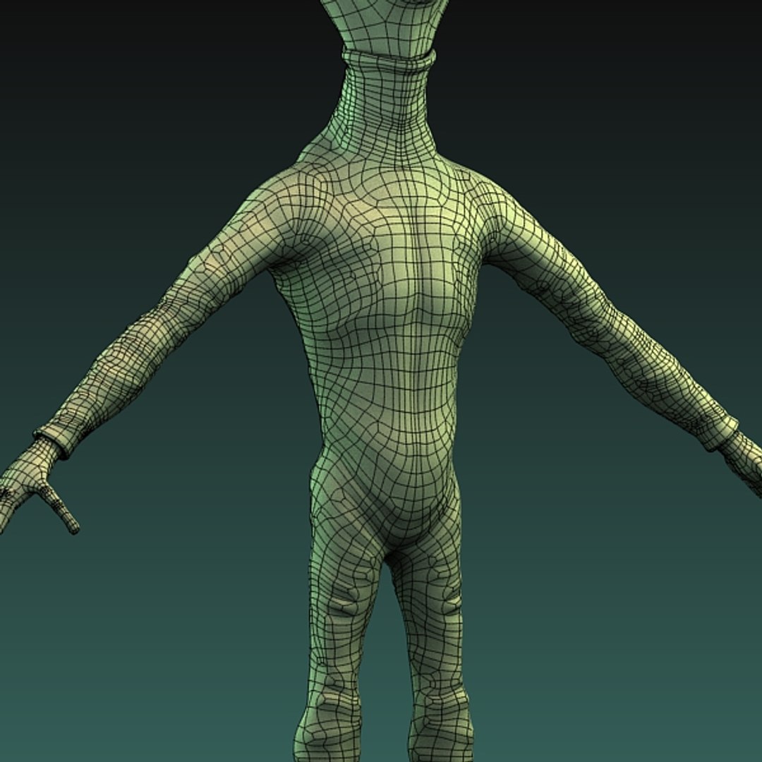 Grey Alien 3d Model