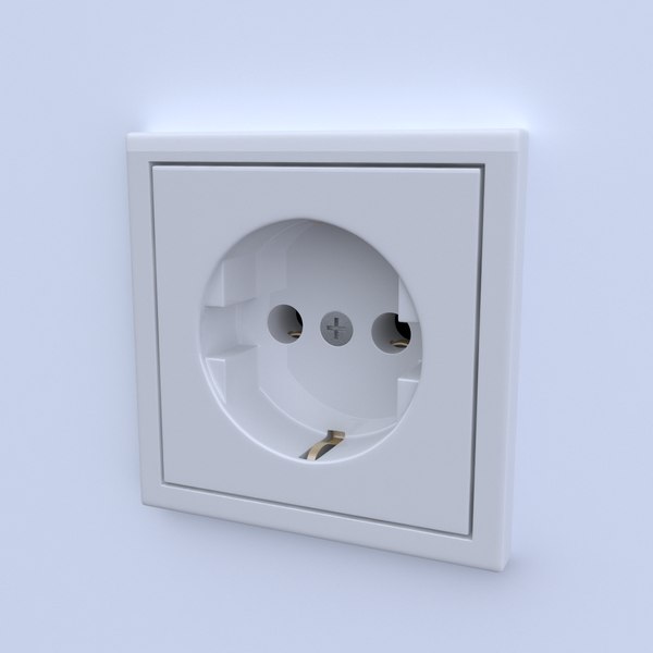 plug socket 3d obj