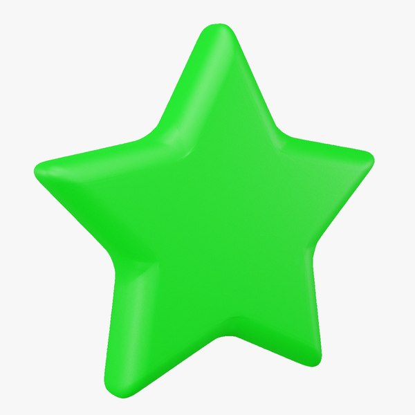 modelo 3d Estrella verde - TurboSquid 2133923