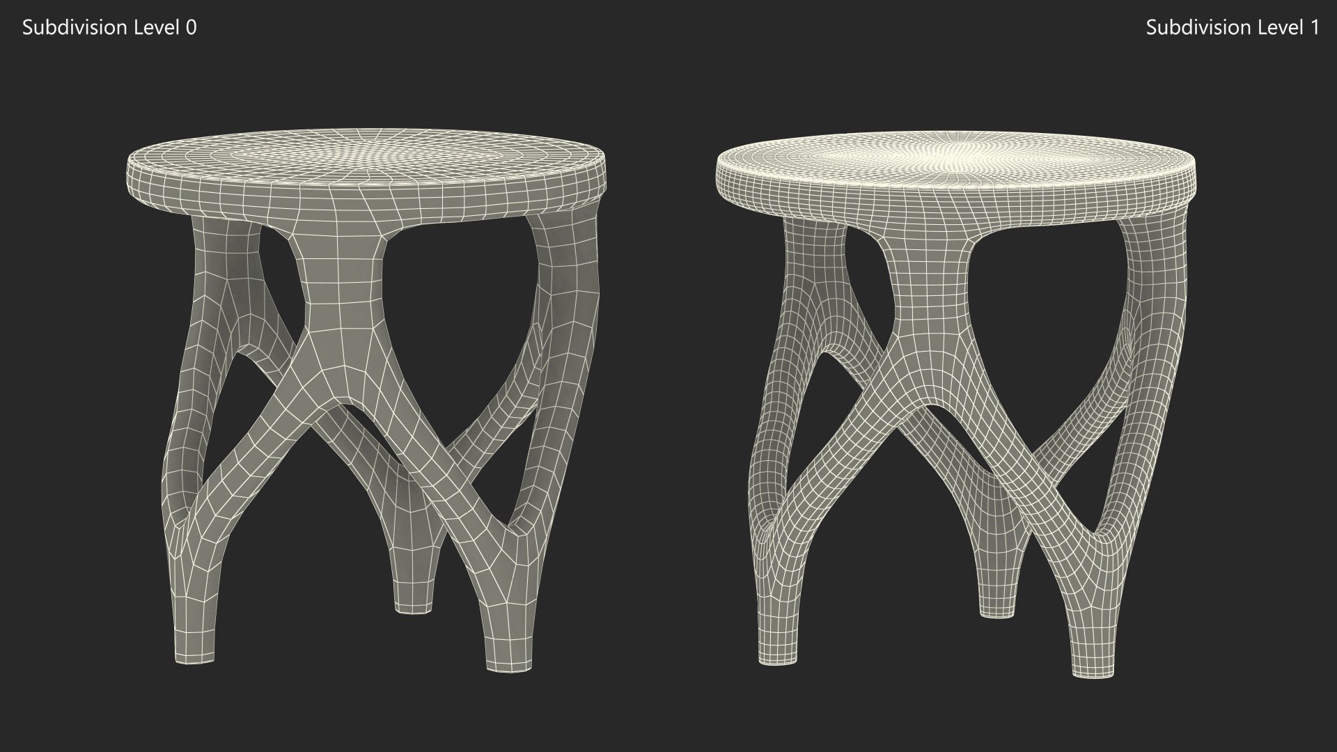 Modern Red Table 3D Model - TurboSquid 2003387