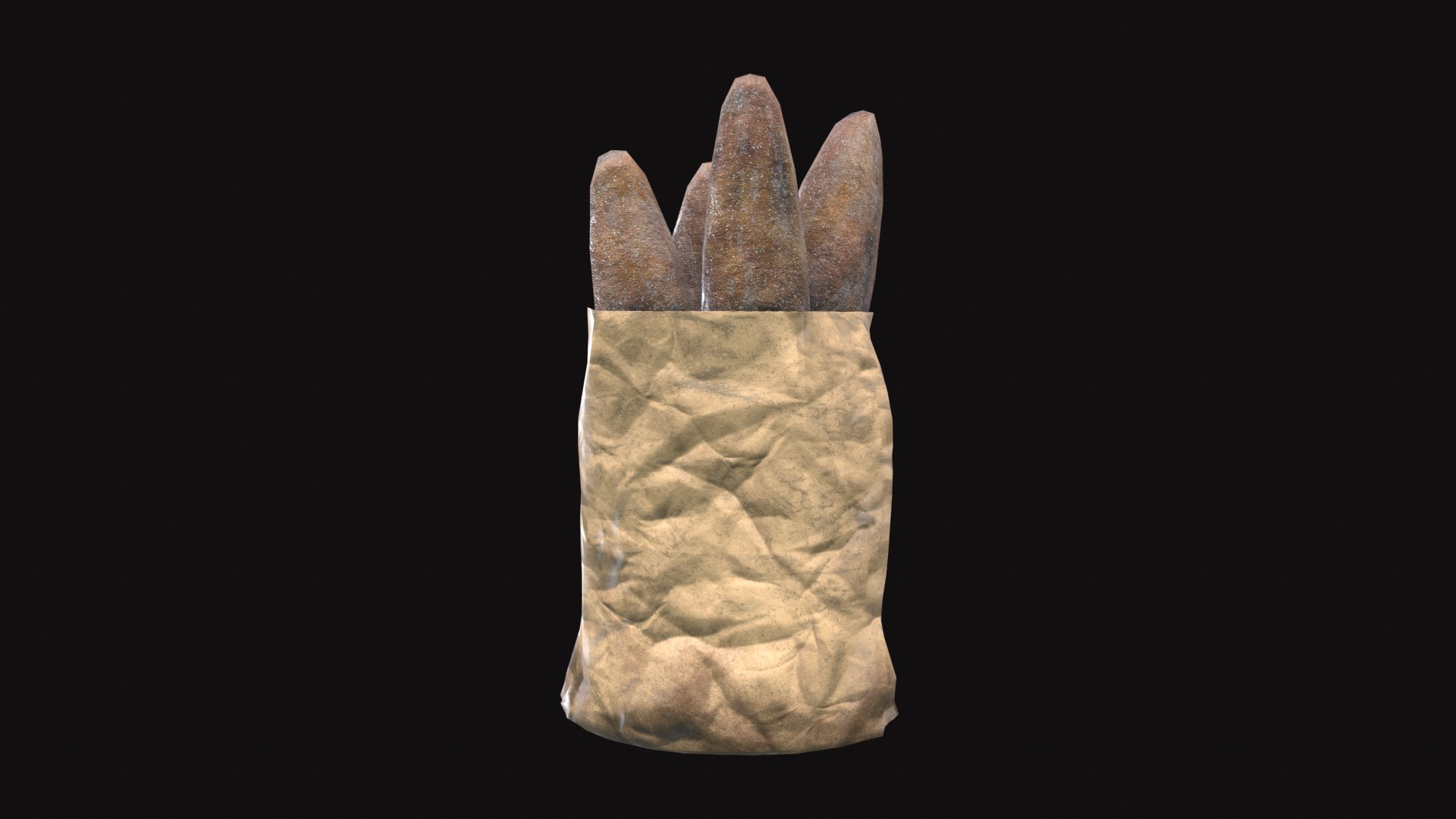 Medieval Bread Packet 3D Model - TurboSquid 2320938