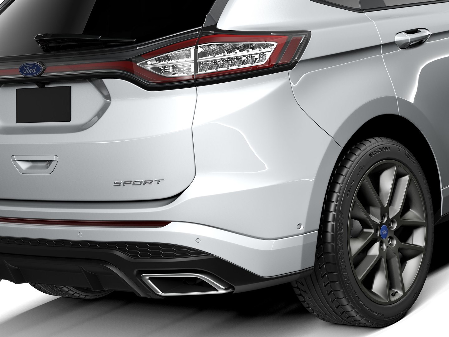 3D Ford Edge Sport 2017 Model - TurboSquid 2222040