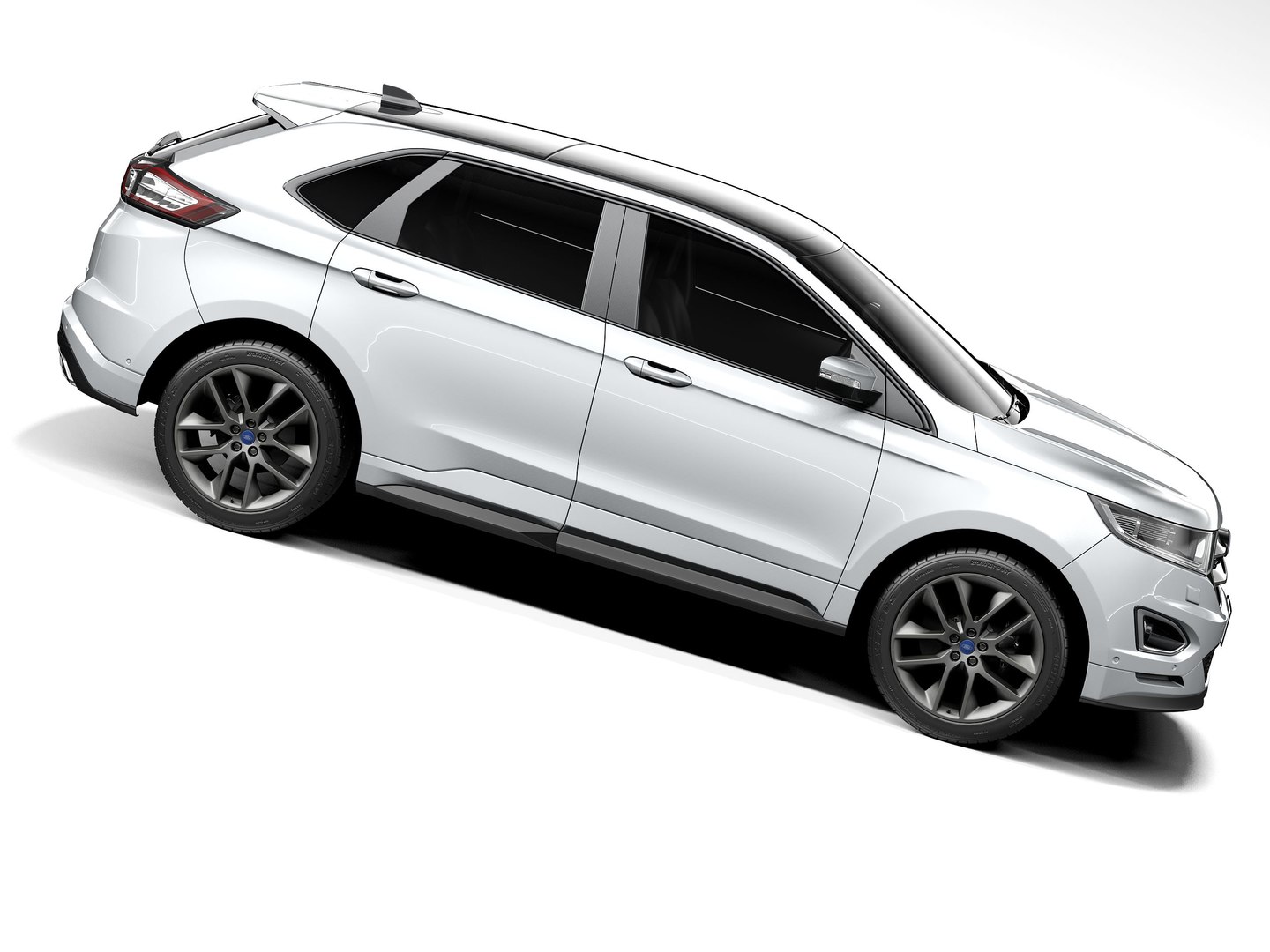 3D Ford Edge Sport 2017 Model - TurboSquid 2222040