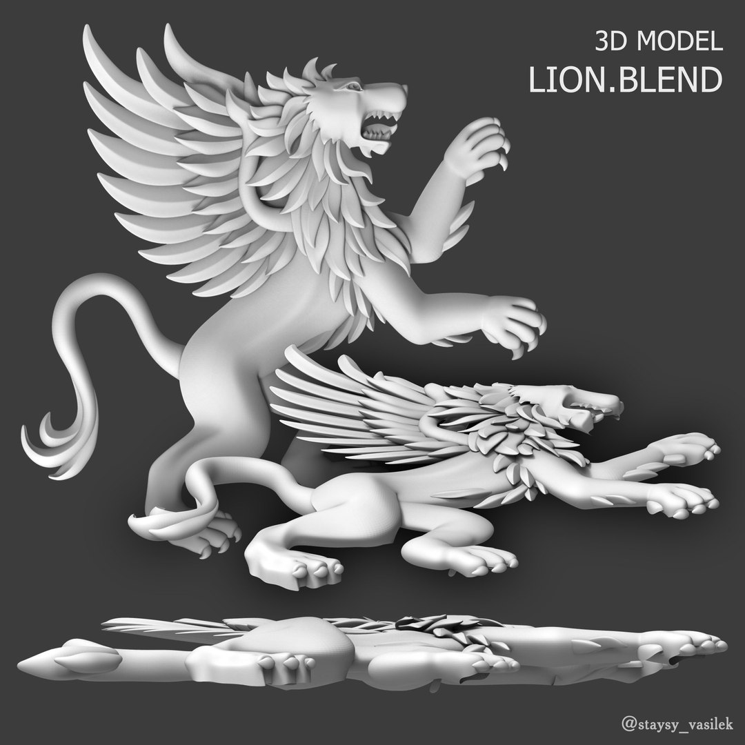 Lion Model - TurboSquid 1745951