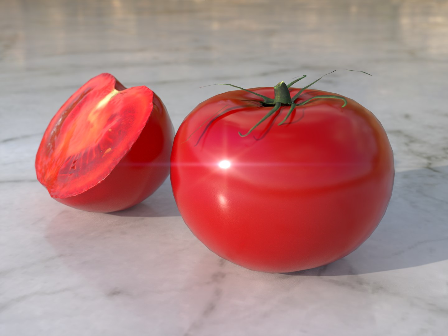 3D Tomato Model - TurboSquid 2184822