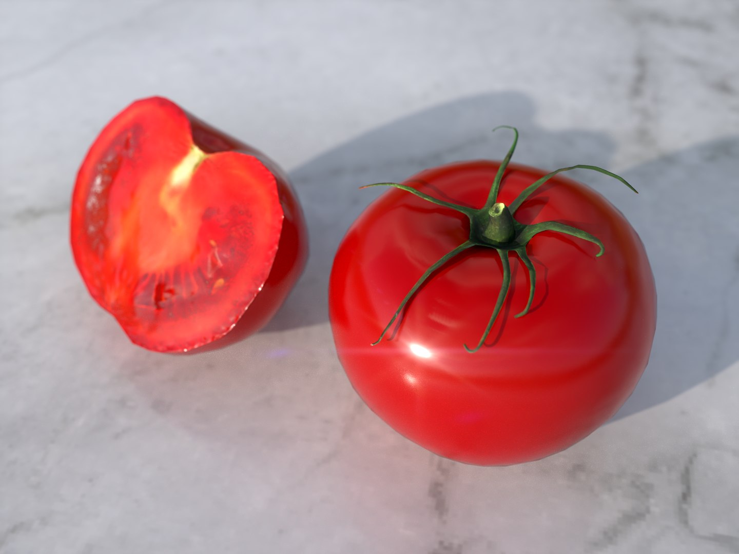 3D Tomato Model - TurboSquid 2184822