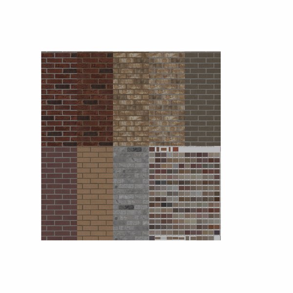 large brick maps 3d max