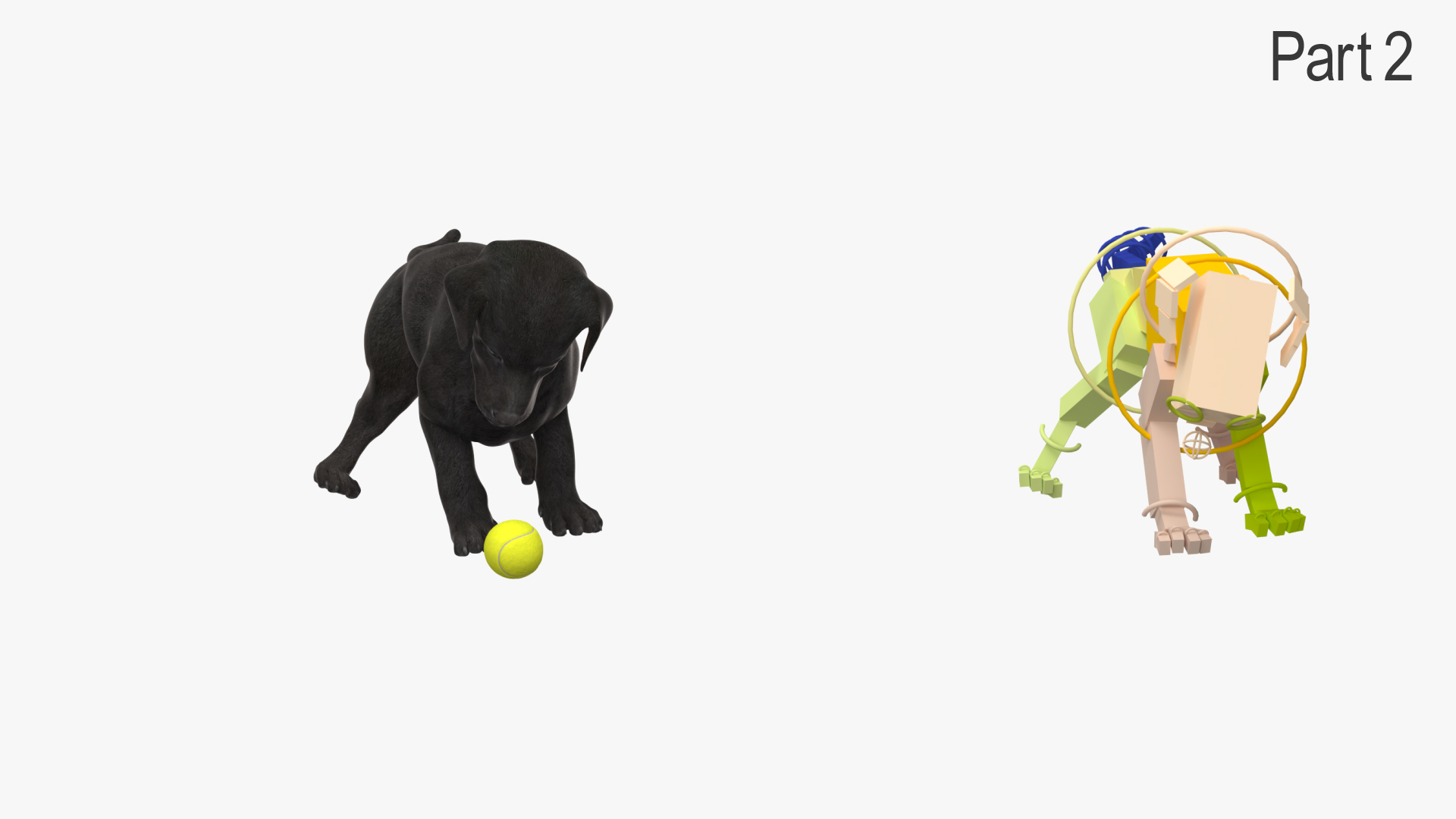 3D Playful Labrador Puppy Playing Animated Rigged - TurboSquid 2411495